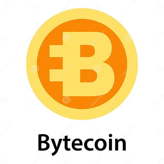 Icono De Bytecoin, Estilo Plano Stock de ilustración - Ilustración de ...