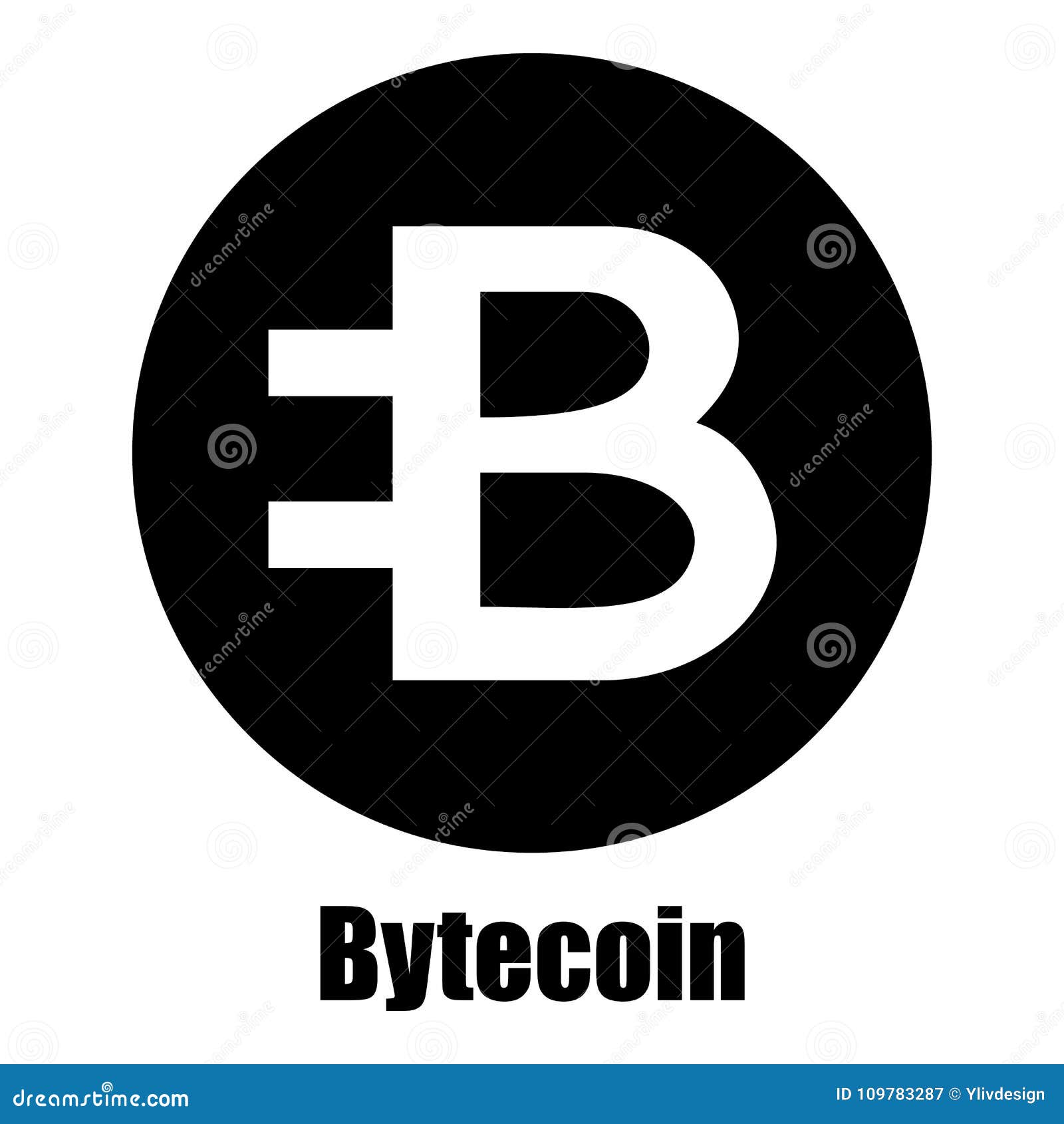 Icono De Bytecoin, Estilo Simple Ilustración del Vector - Ilustración ...