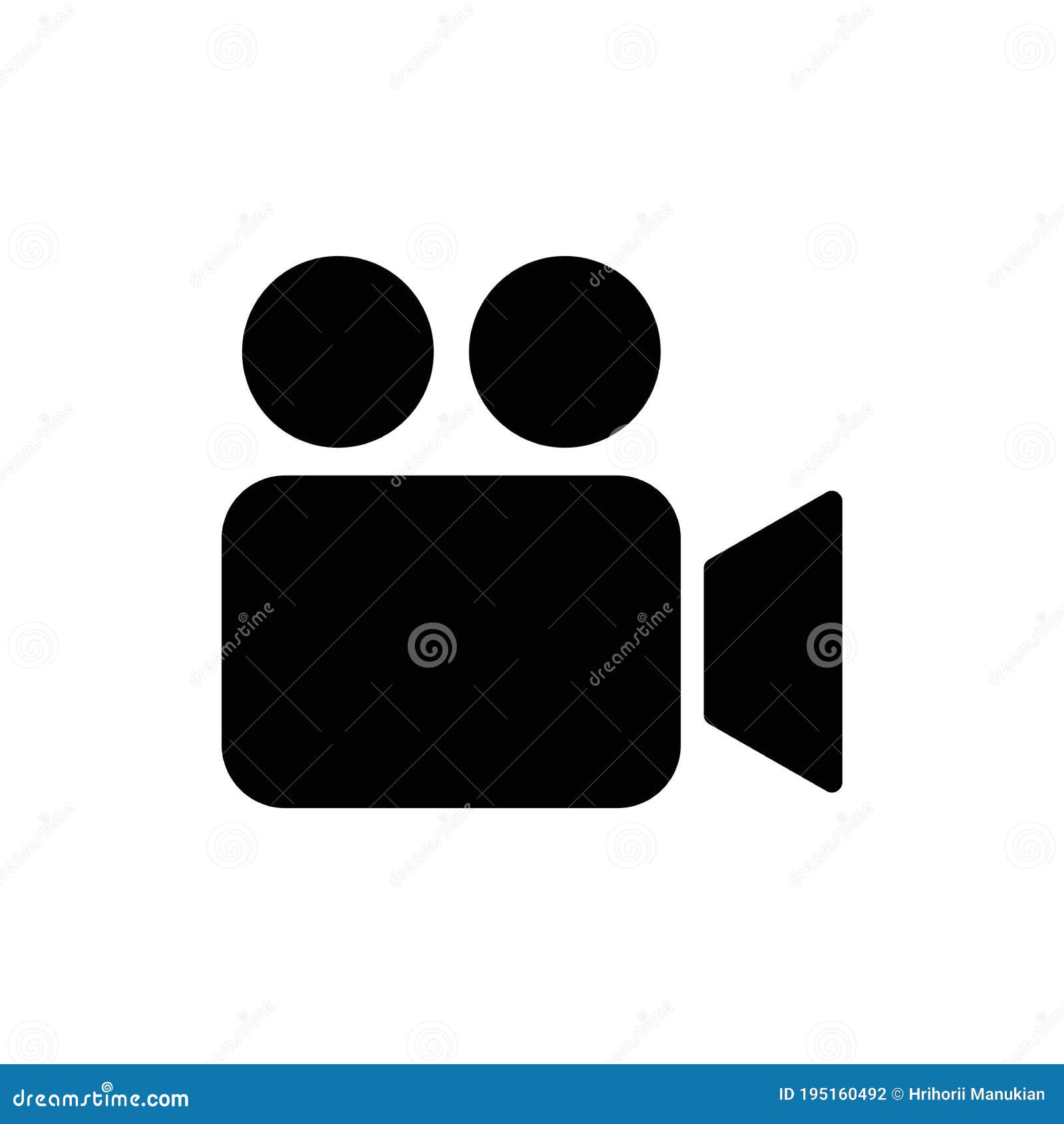 Icono De Cámara De Vídeo. Icono De Cámara De Cine. Icono De Cámara De ...