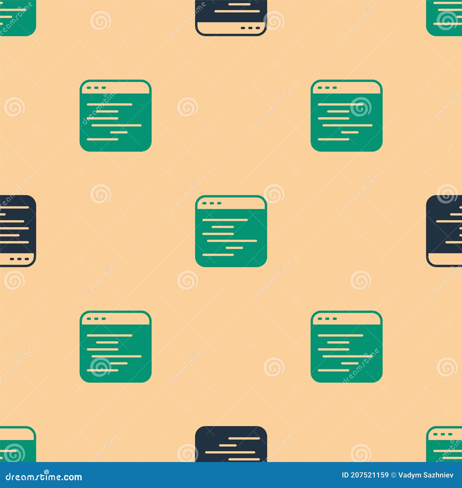 Icono De Código De Programación De Programadores Web De Software Verde ...