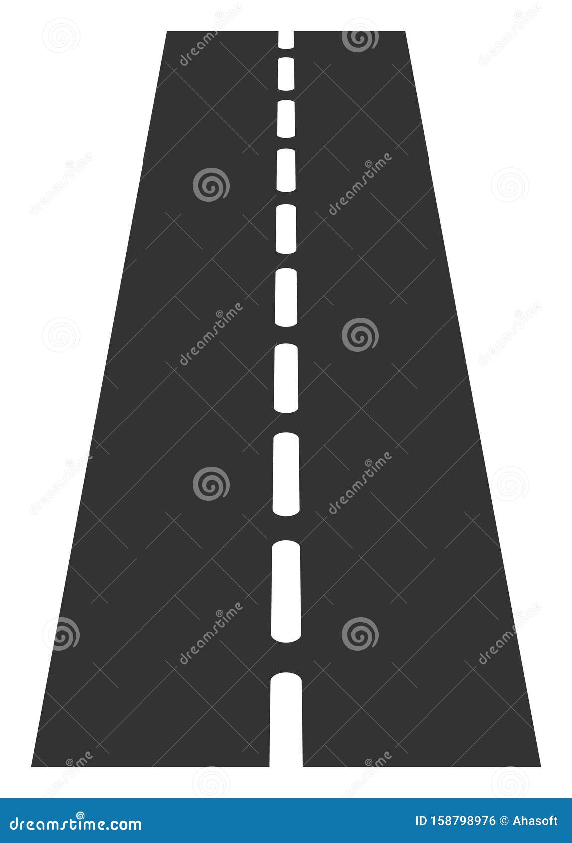 Icono De Carretera Recta De Vectores Ilustración del Vector ...