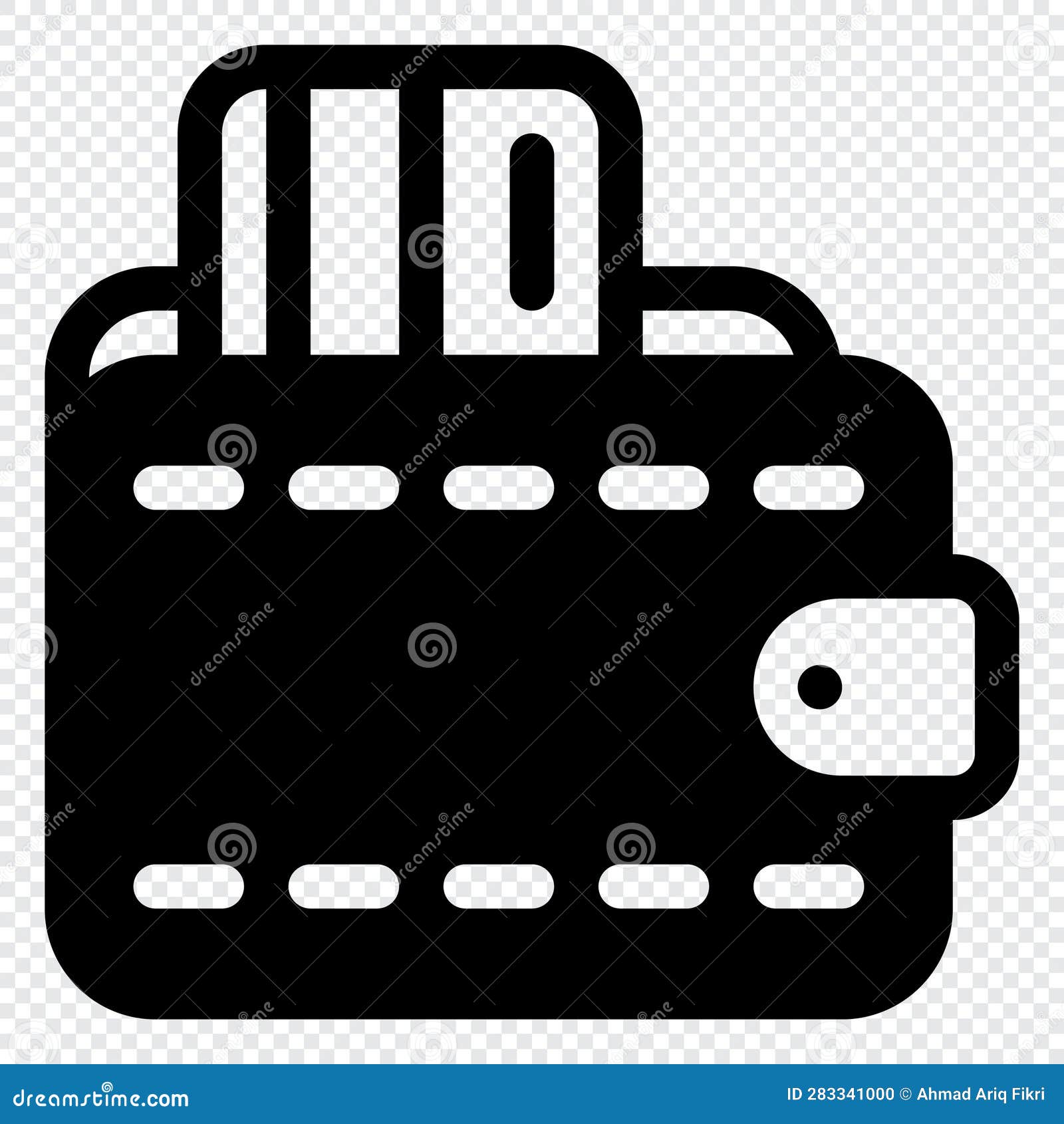 Icono De Cartera. Concepto De Marketing Digital. Icono De Esquema ...