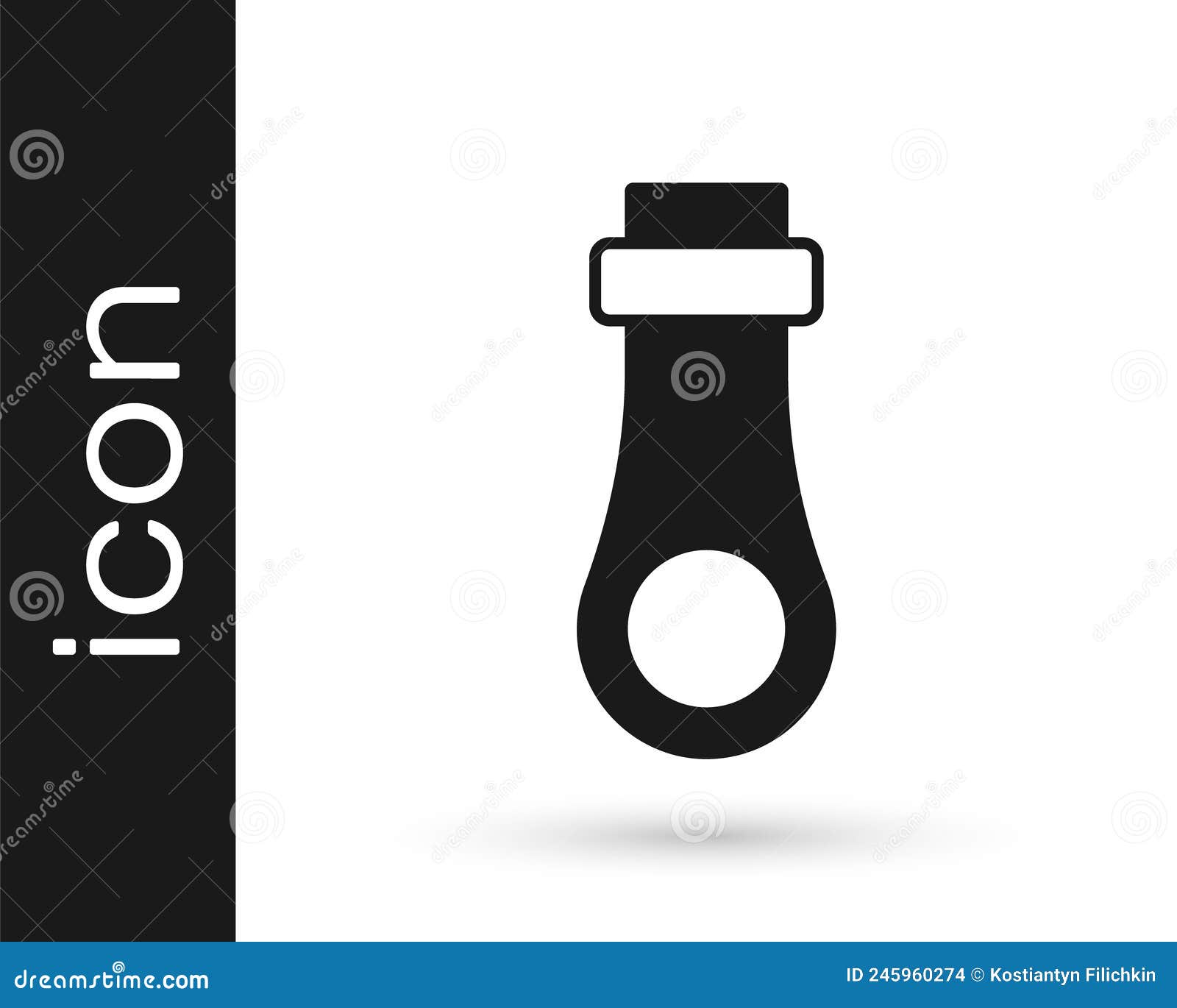 Icono De Cierre Negro Aislado En Fondo Blanco. Vector Ilustración del ...