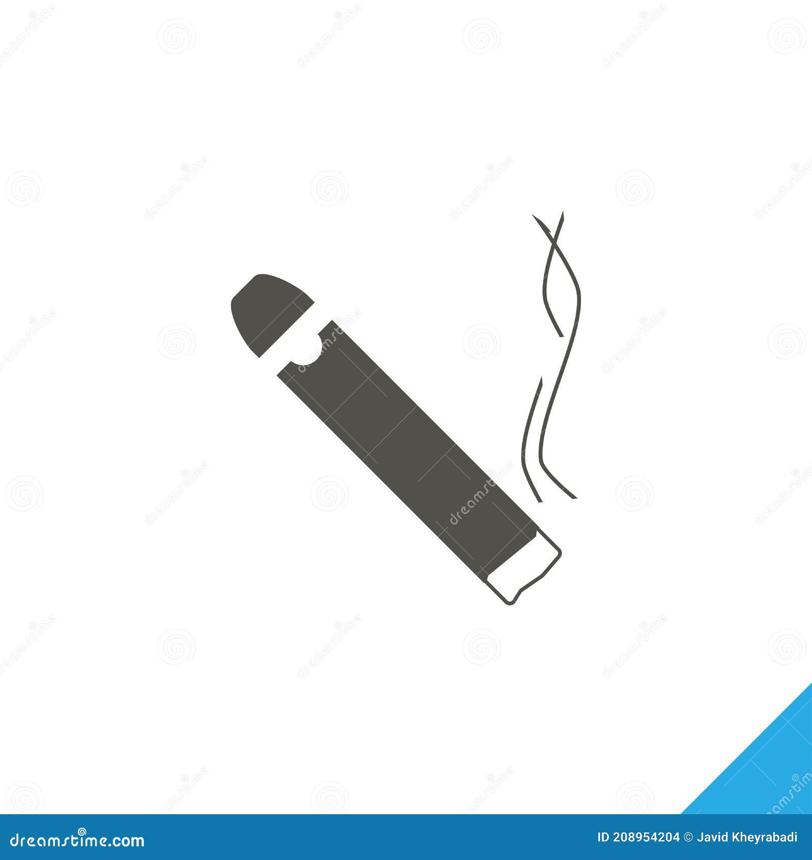 Icono De Cigarrillo Simple. Icono Del Cigarrillo Ilustración del Vector ...