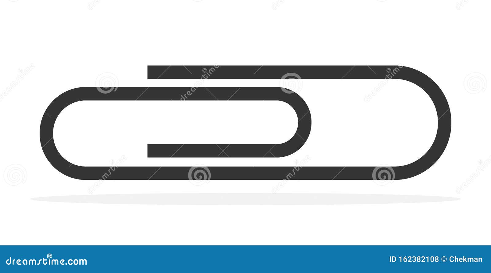 Icono de clip - vector stock de ilustración. Ilustración de fondo ...