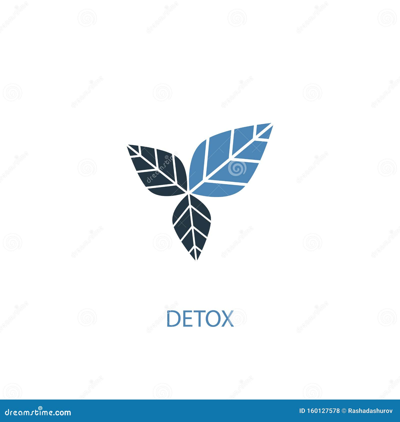 Icono De Color Detox Concepto 2. Simple Ilustración del Vector ...
