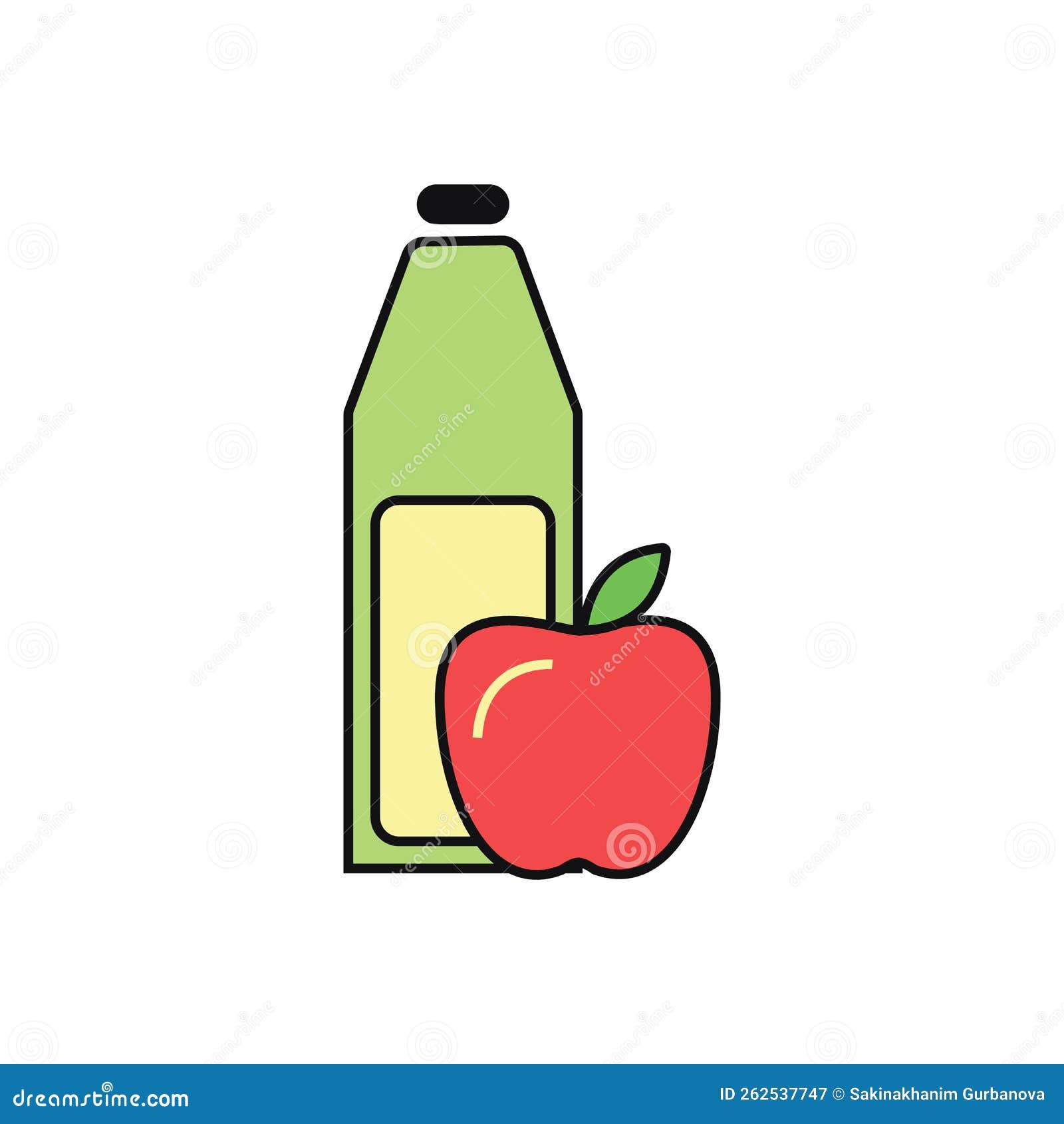Icono de comida saludable stock de ilustración. Ilustración de taza ...