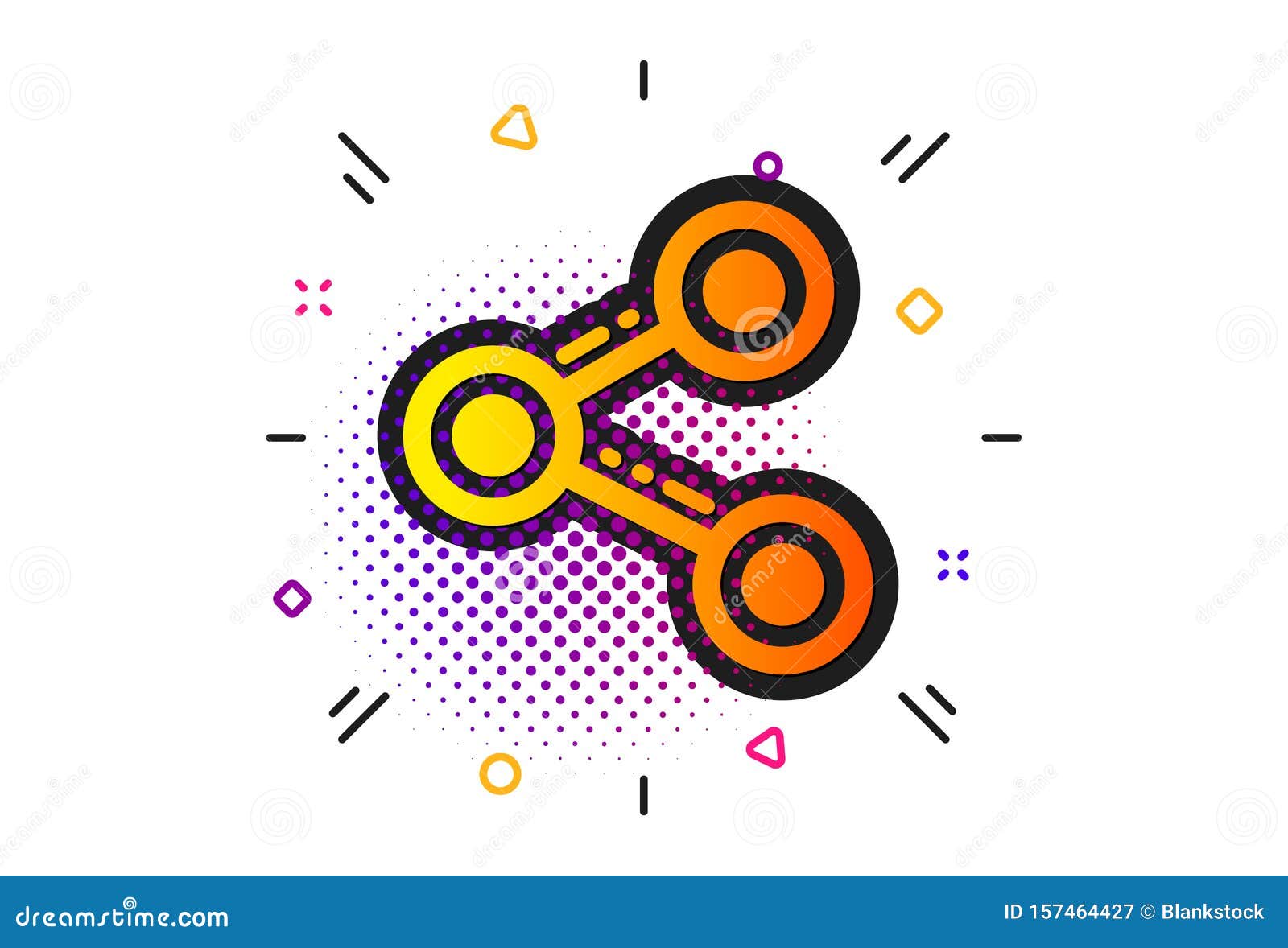 Icono De Compartir. Signo De Medios Sociales. Vector Ilustración del ...