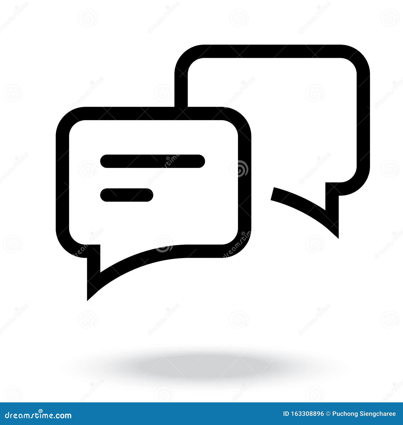 Icono De Comunicación Vector De Icono De Voz Ilustración del Vector ...