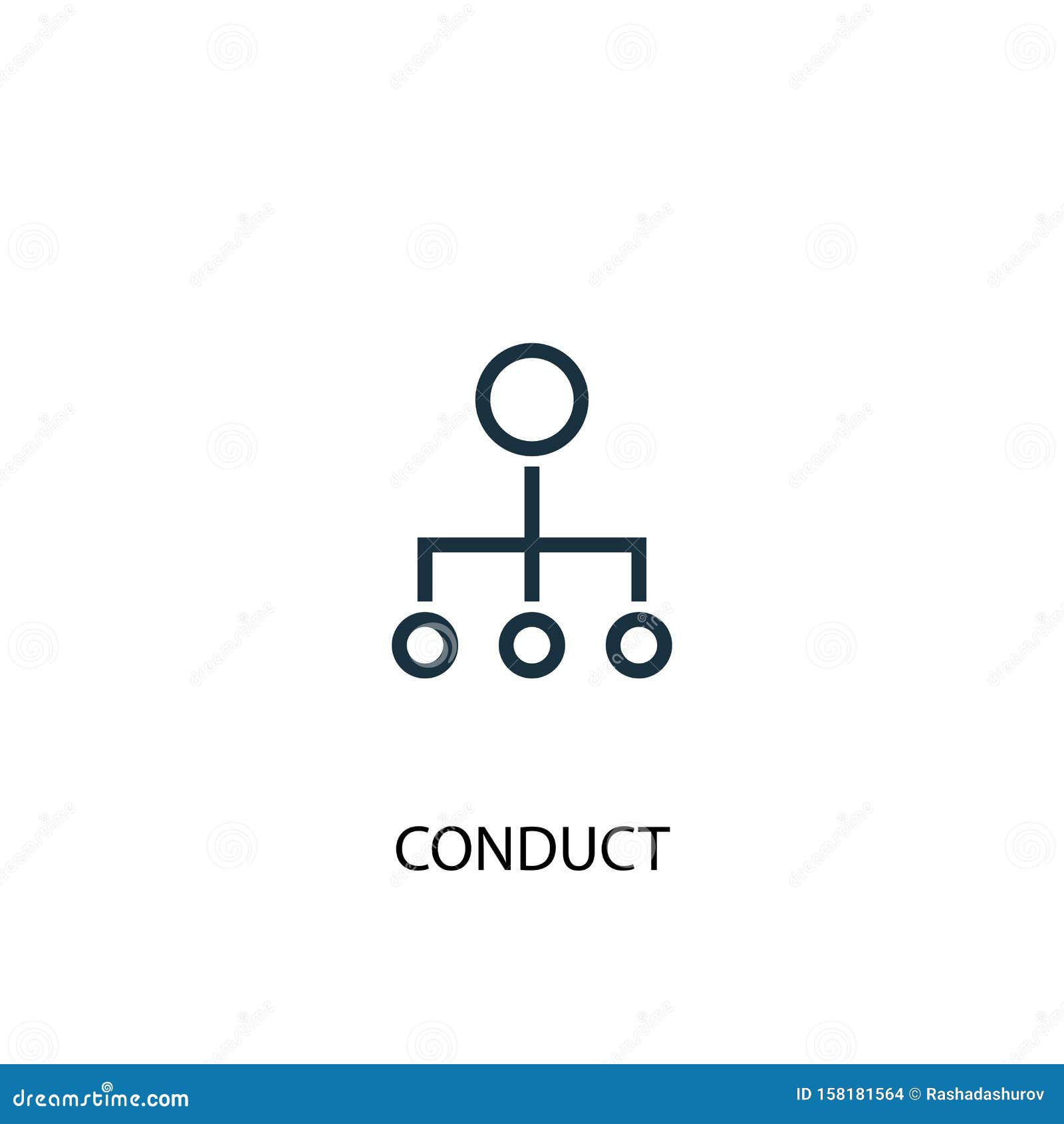 Icono De Conducta. Elemento Simple Ilustración del Vector - Ilustración ...