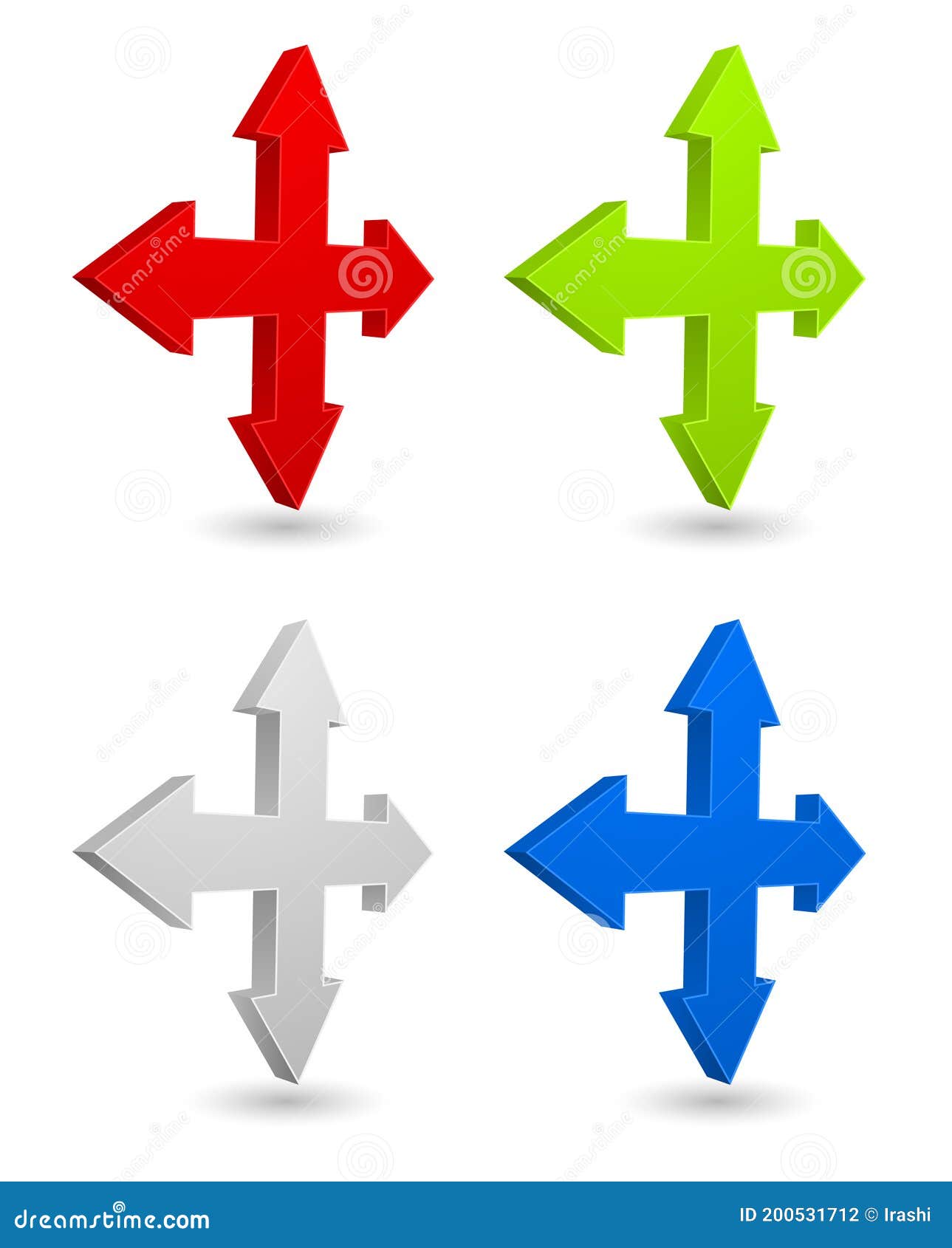 Icono de cruz de flecha ilustración del vector. Ilustración de concepto ...