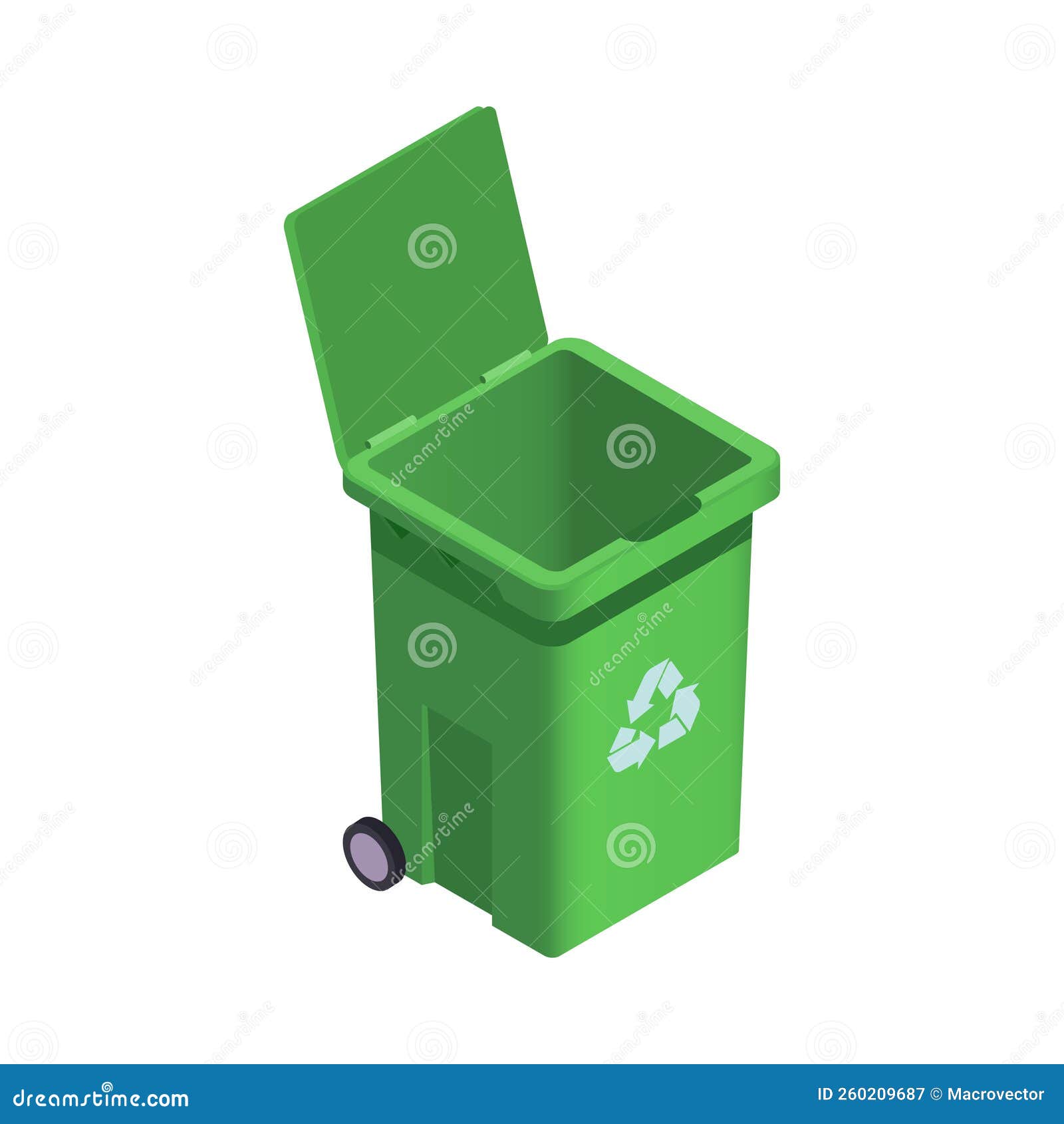 Icono De Cubo De Basura Stock De Ilustración Ilustración De Proceso