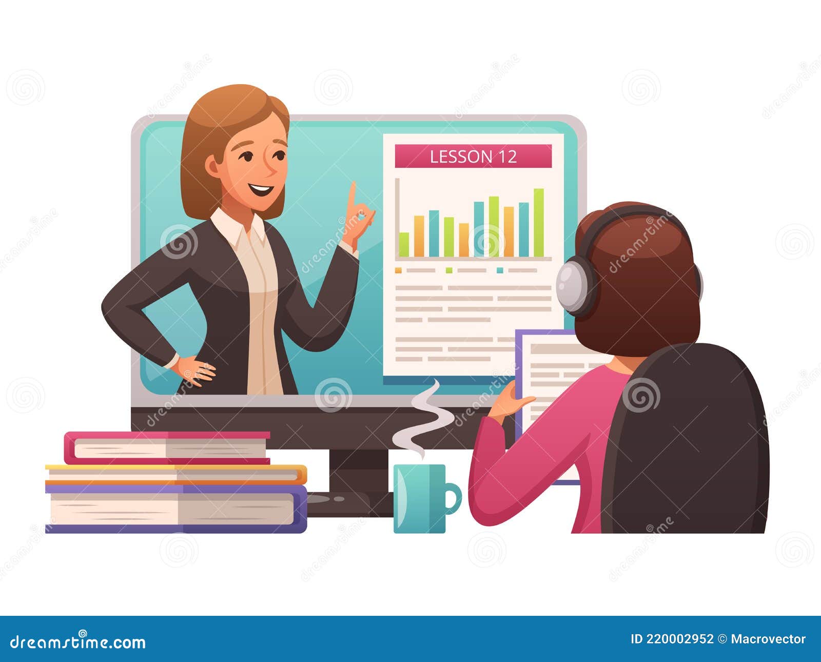 Icono de cursos en línea ilustración del vector. Ilustración de ... Icono de cursos en línea ilustración del vector. Ilustración de ...