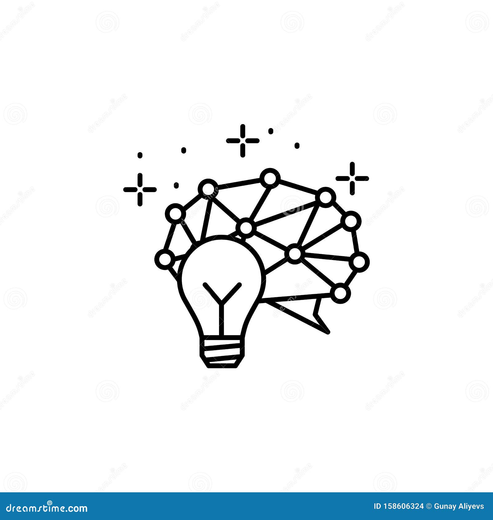Icono De ?dea. Elemento De Inteligencia Artificial Stock de ilustración ...