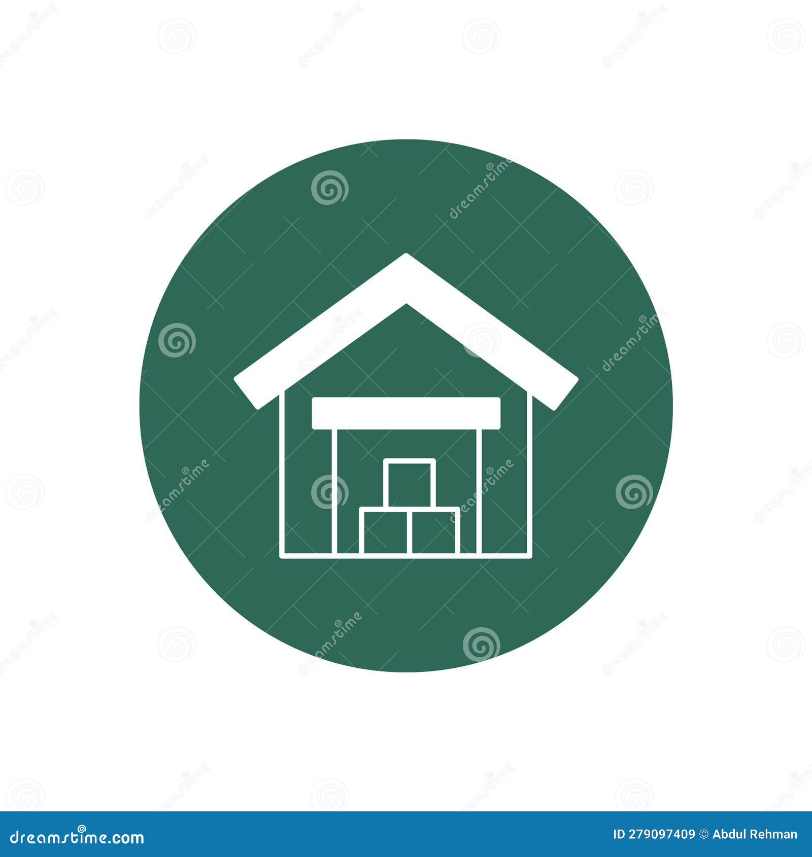 Icono De Depot Vector Con Colores De Fondo Ilustración del Vector ...