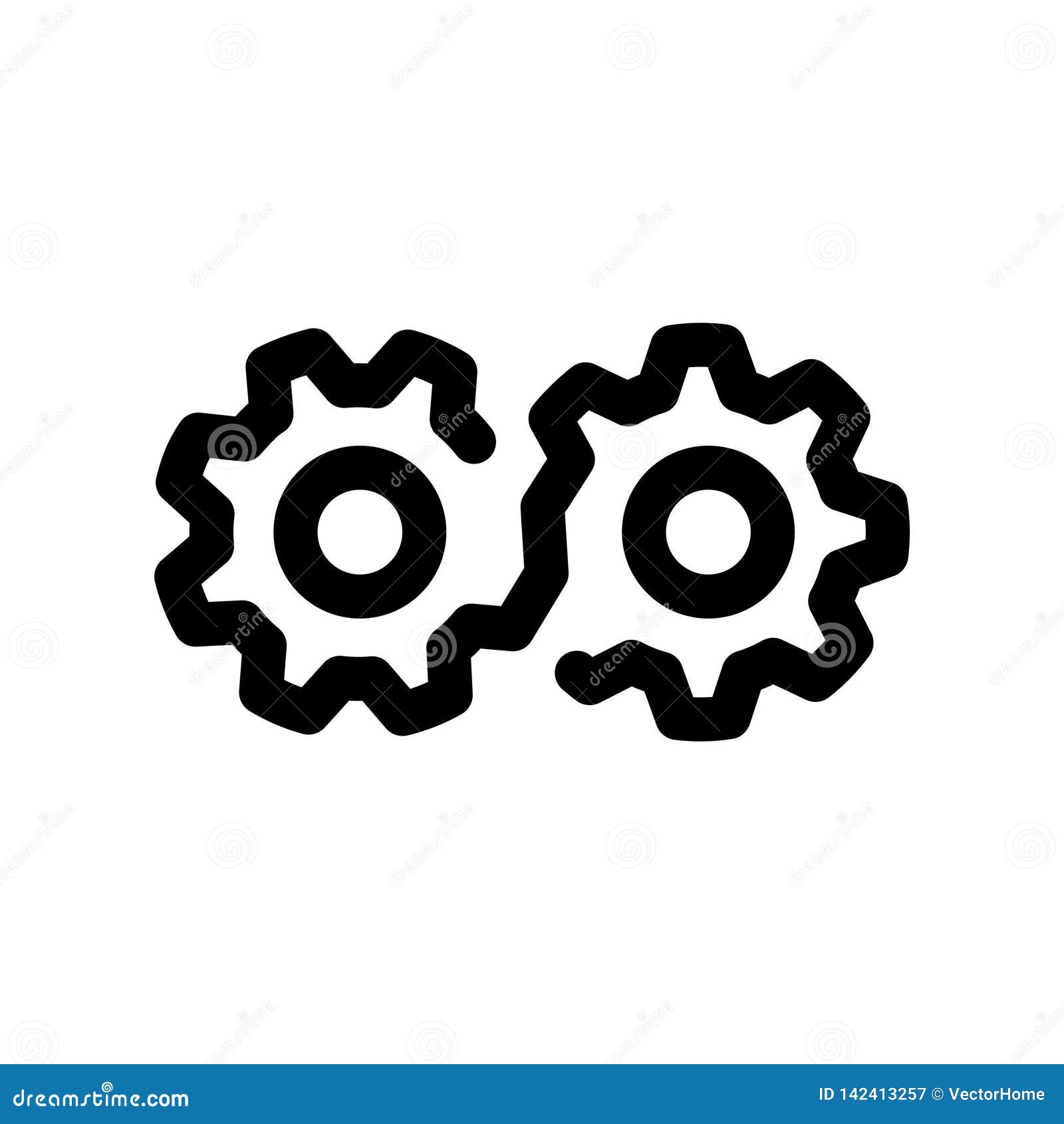 Icono De DEVOPS En Un Fondo Blanco Ilustración del Vector - Ilustración ...