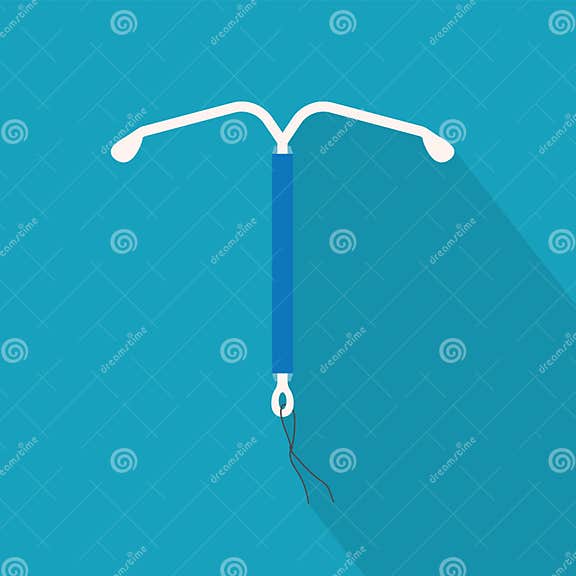 Icono De Dispositivo Intrauterino Iud Ilustración Del Vector