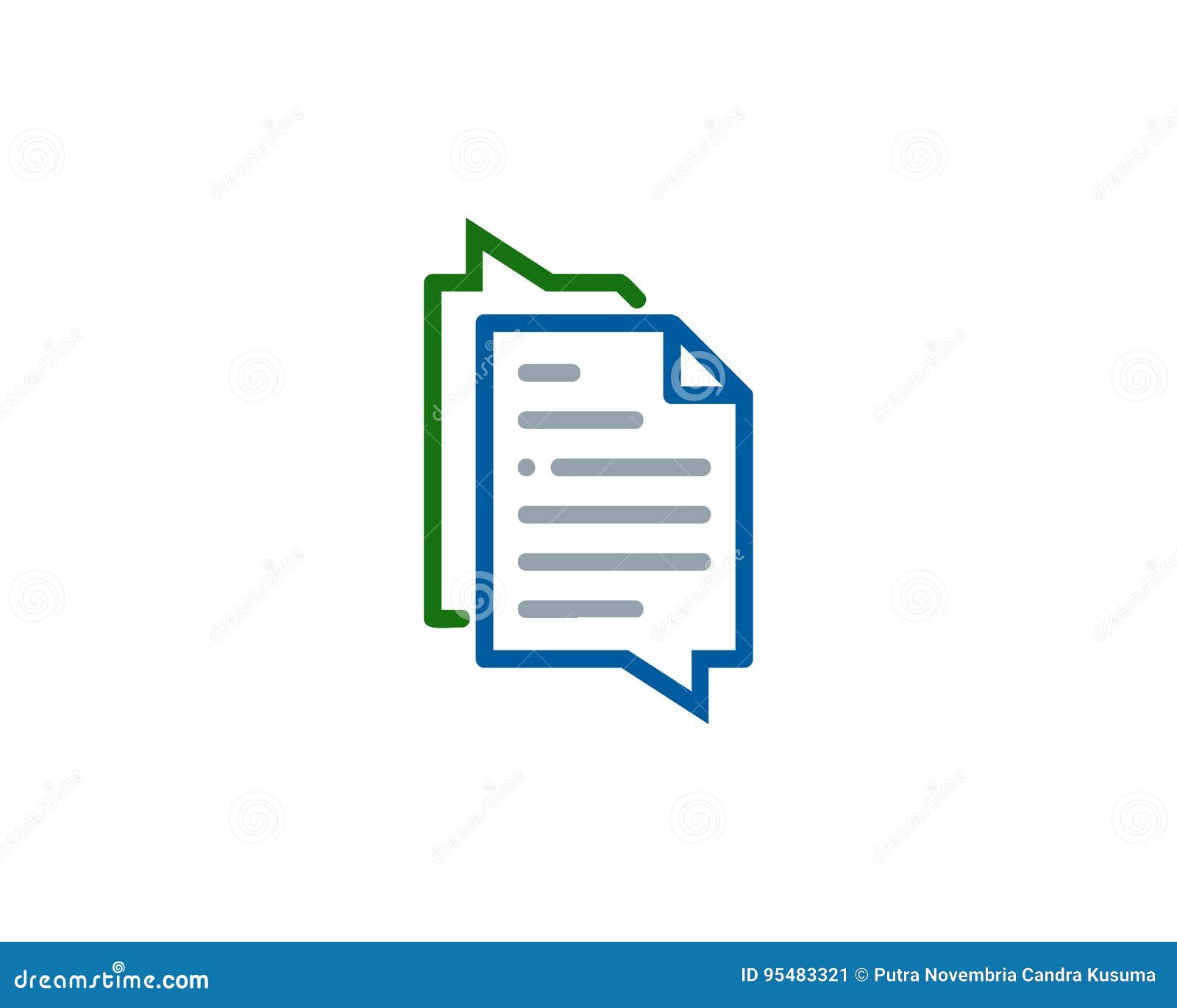 Icono De Documento Logo Design Element Ilustración del Vector ...