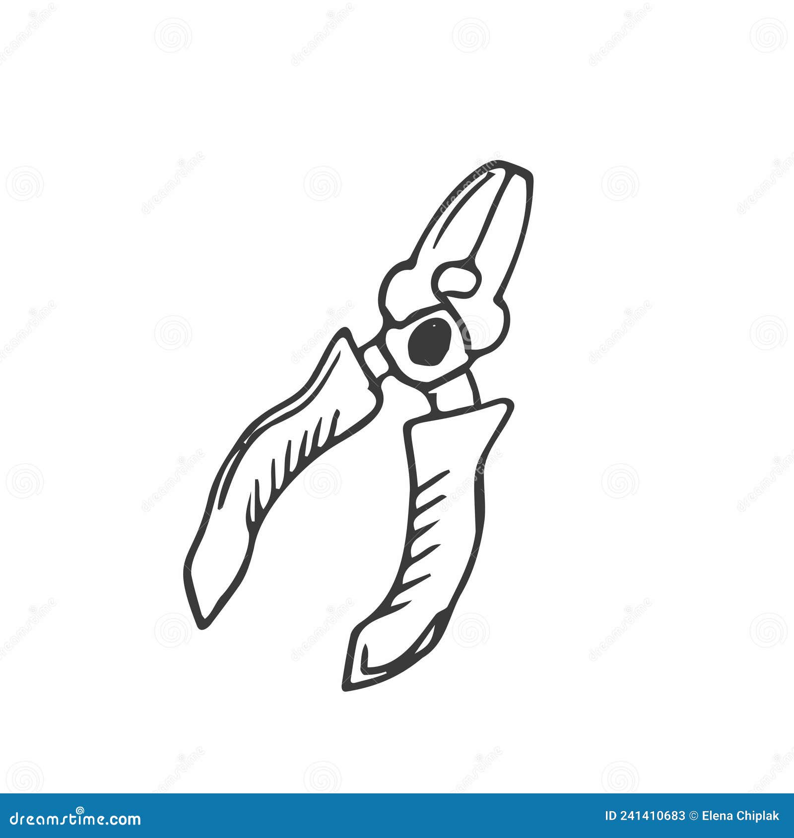 Icono De Doodle De Alicates En Vector. Icono Del Alicates Dibujado a ...