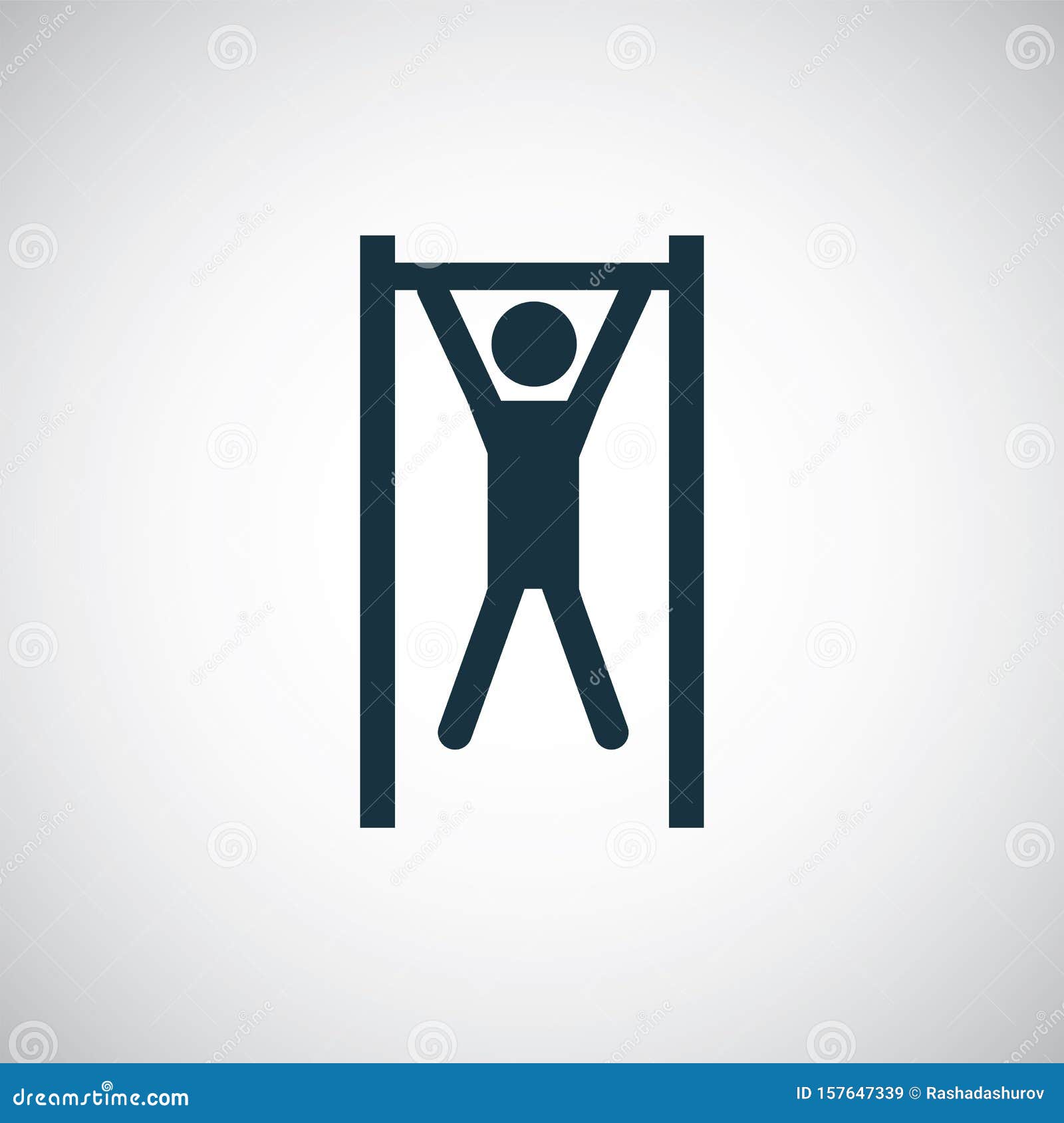 Icono De Empujar Elemento Plano Simple Ilustración del Vector ...