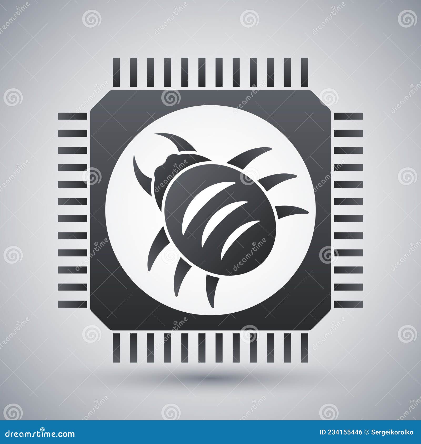 Icono De Error De Hardware Vector Ilustración del Vector - Ilustración ...