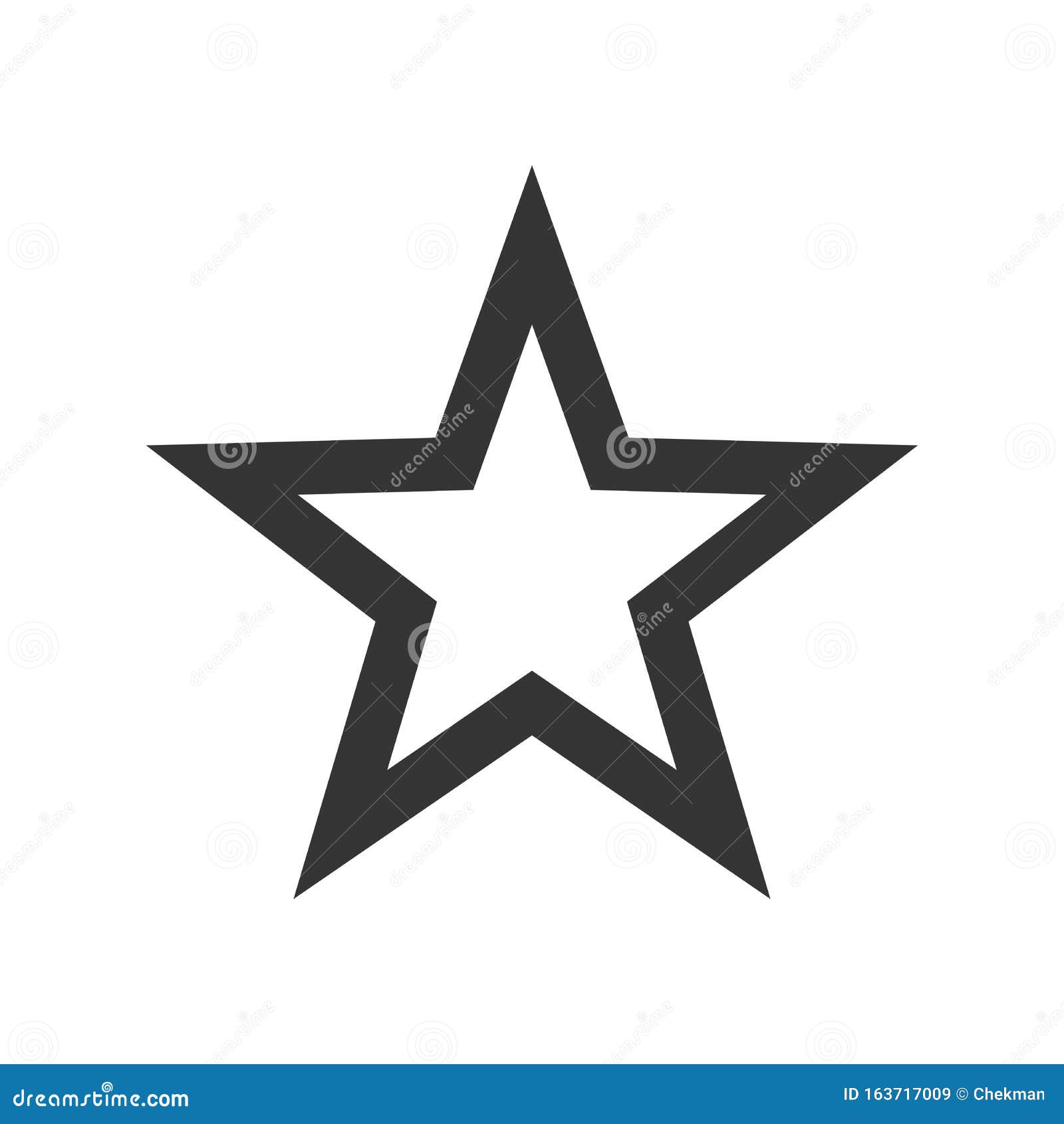 Icono de estrella - vector stock de ilustración. Ilustración de ...