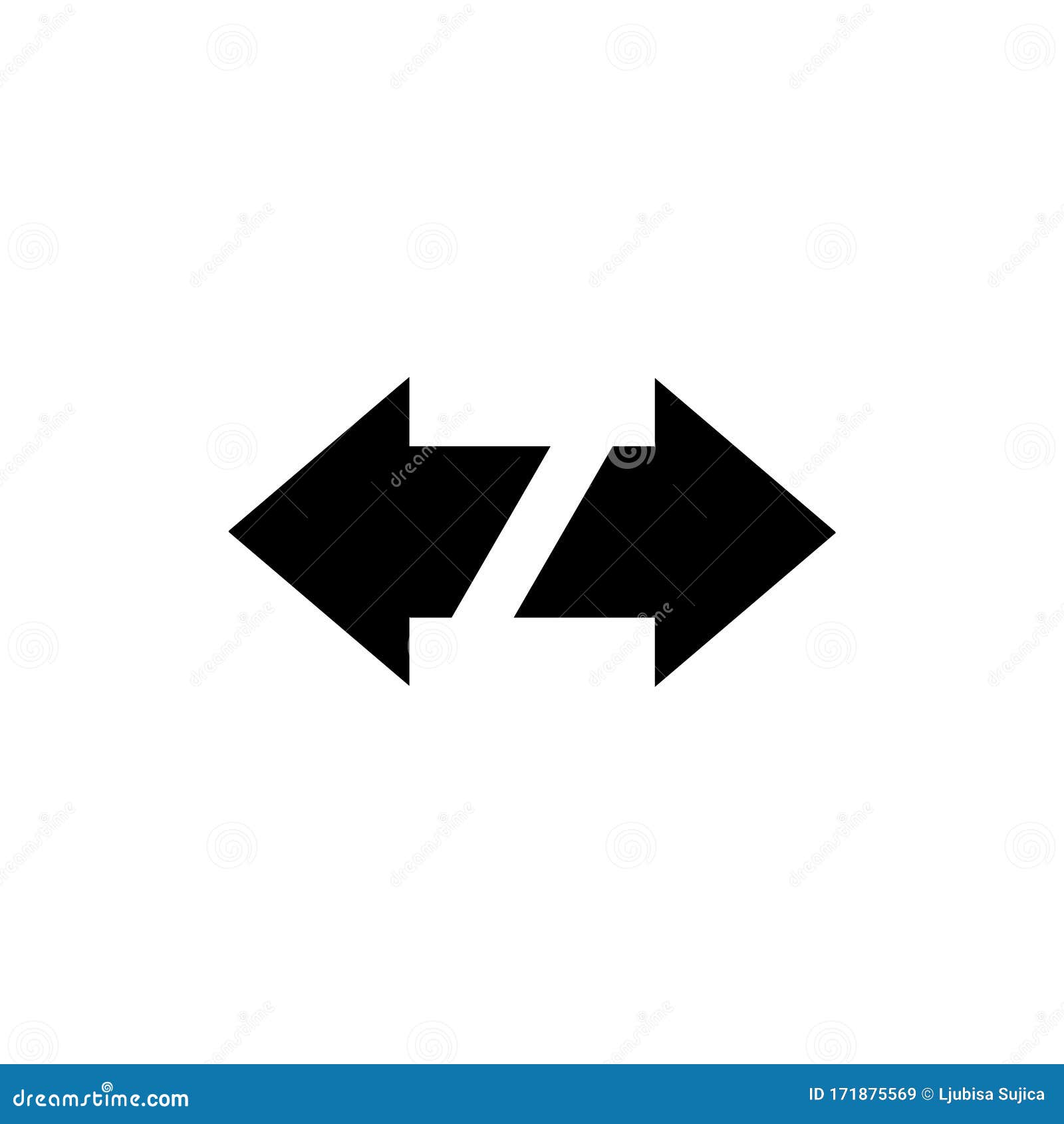 Icono De Exchange Aislado En Fondo Blanco, Icono De Flecha De Exchange ...