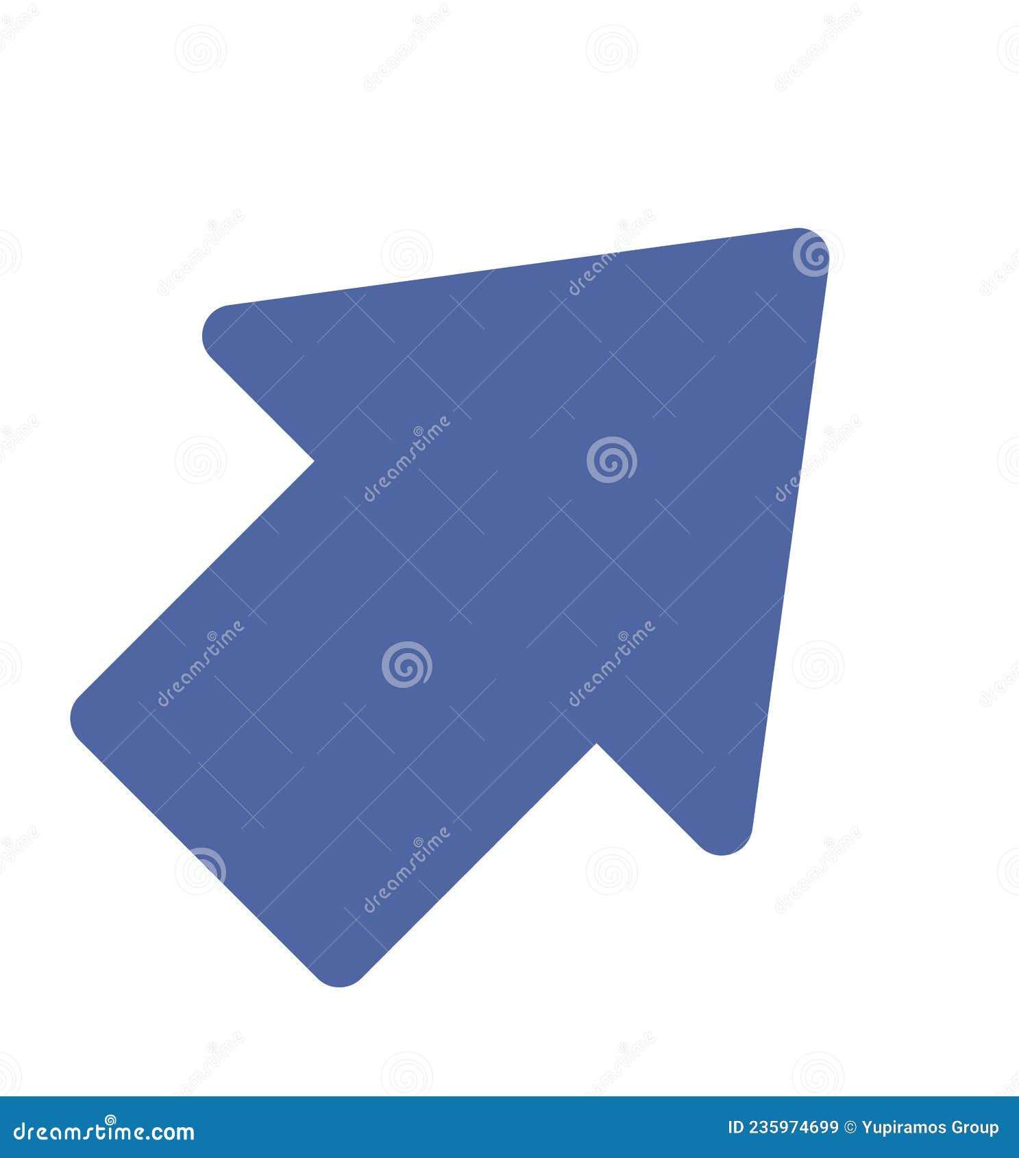 Icono de flecha de cursor ilustración del vector. Ilustración de ...