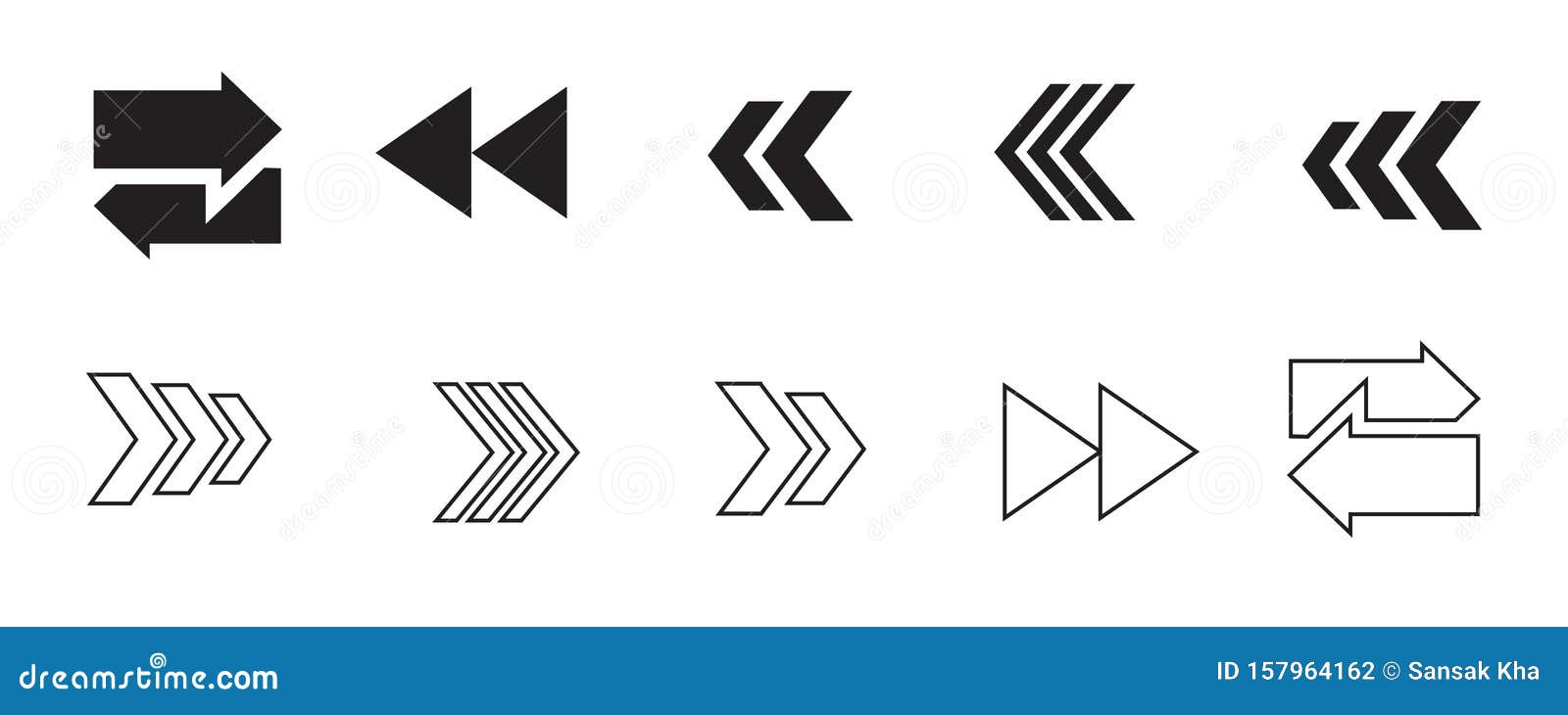 Icono de flecha grande stock de ilustración. Ilustración de flechas ...