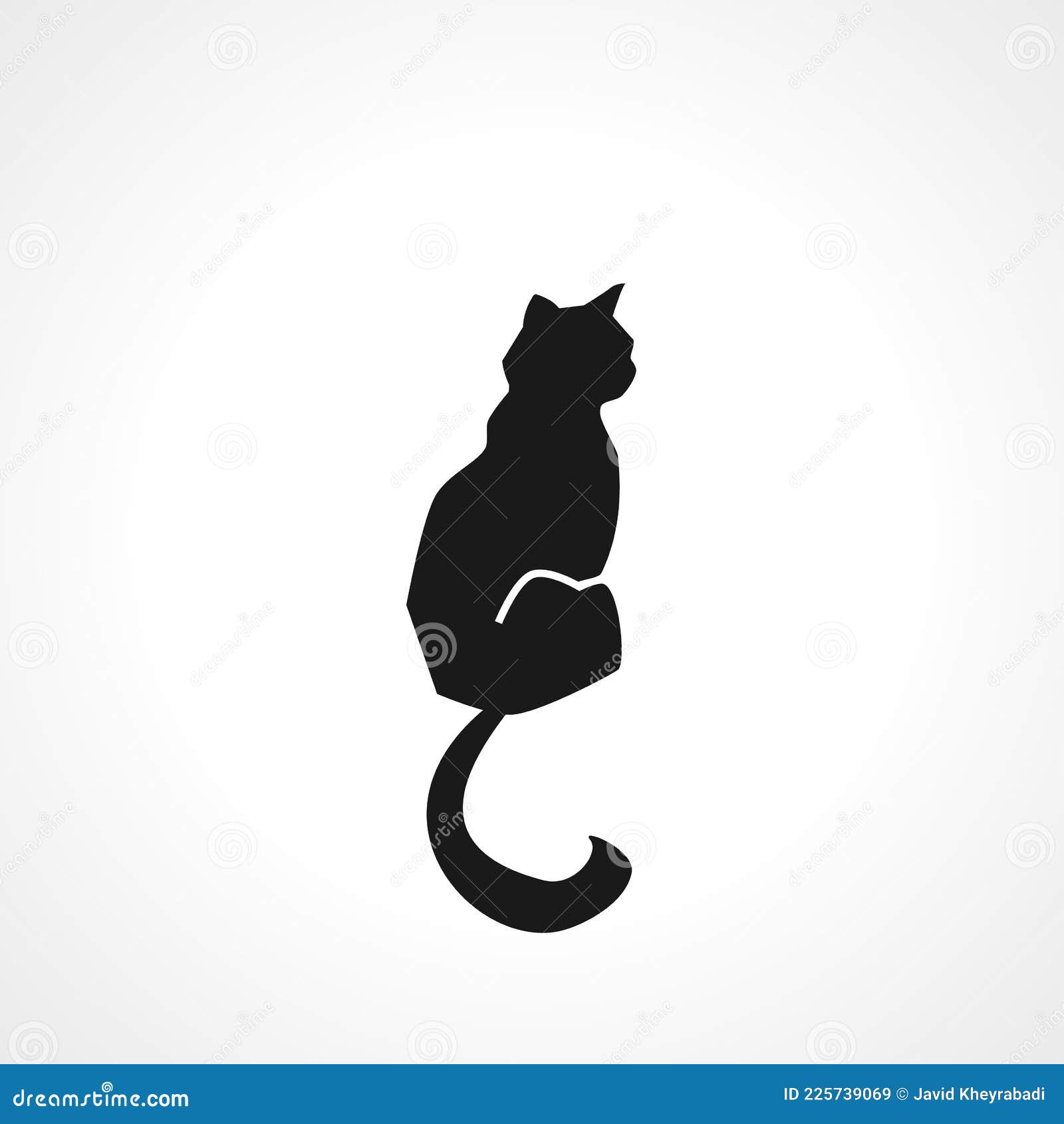 Icono De Gato. Icono Del Vector Del Gato. Icono Aislado De Gato ...