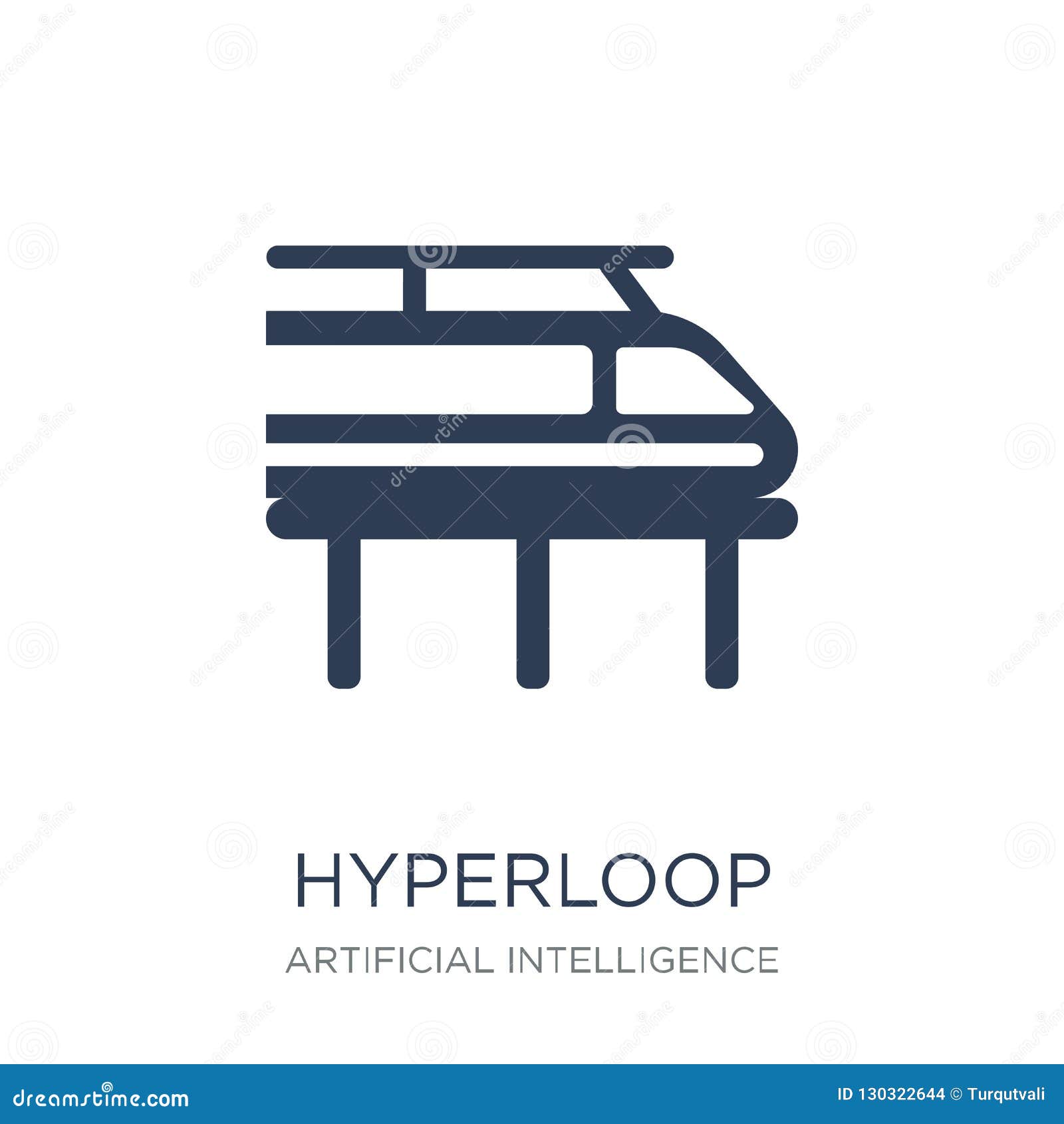 Icono De Hyperloop Icono Plano De Moda De Hyperloop Del Vector En El Backg Blanco Ilustración ...