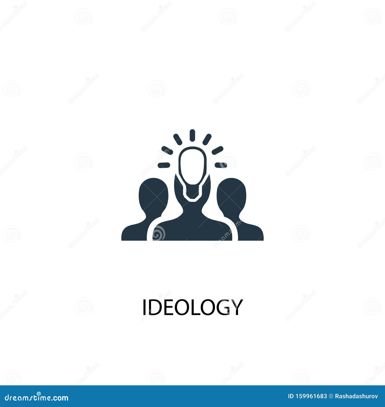 Icono De IdeologÃ­a. Elemento Simple Ilustración del Vector - Ilustración de creativo, icono ...