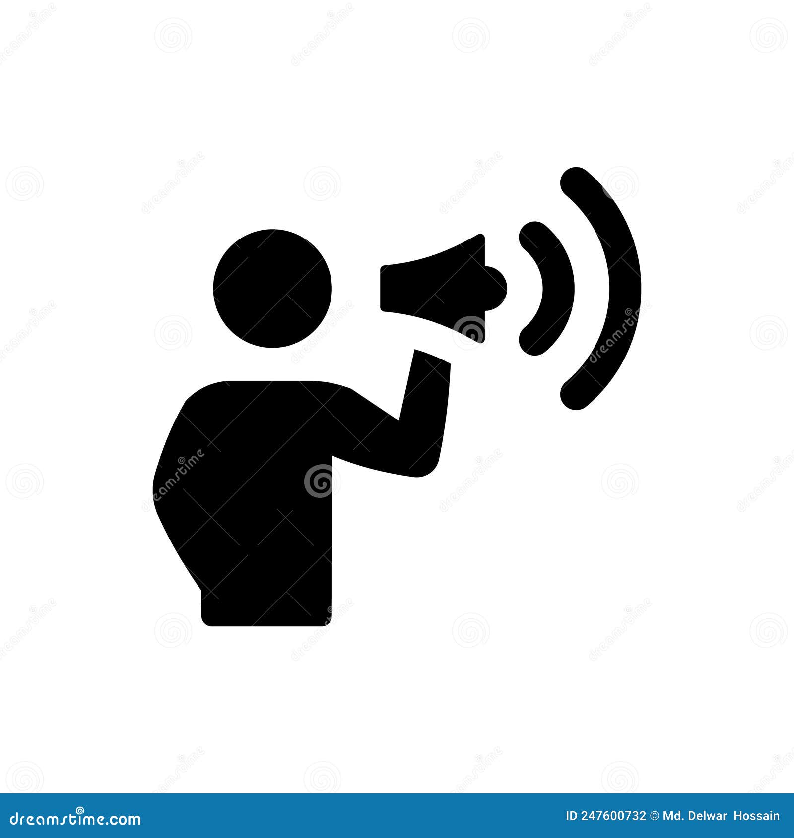 Icono de influencer ilustración del vector. Ilustración de vector ...