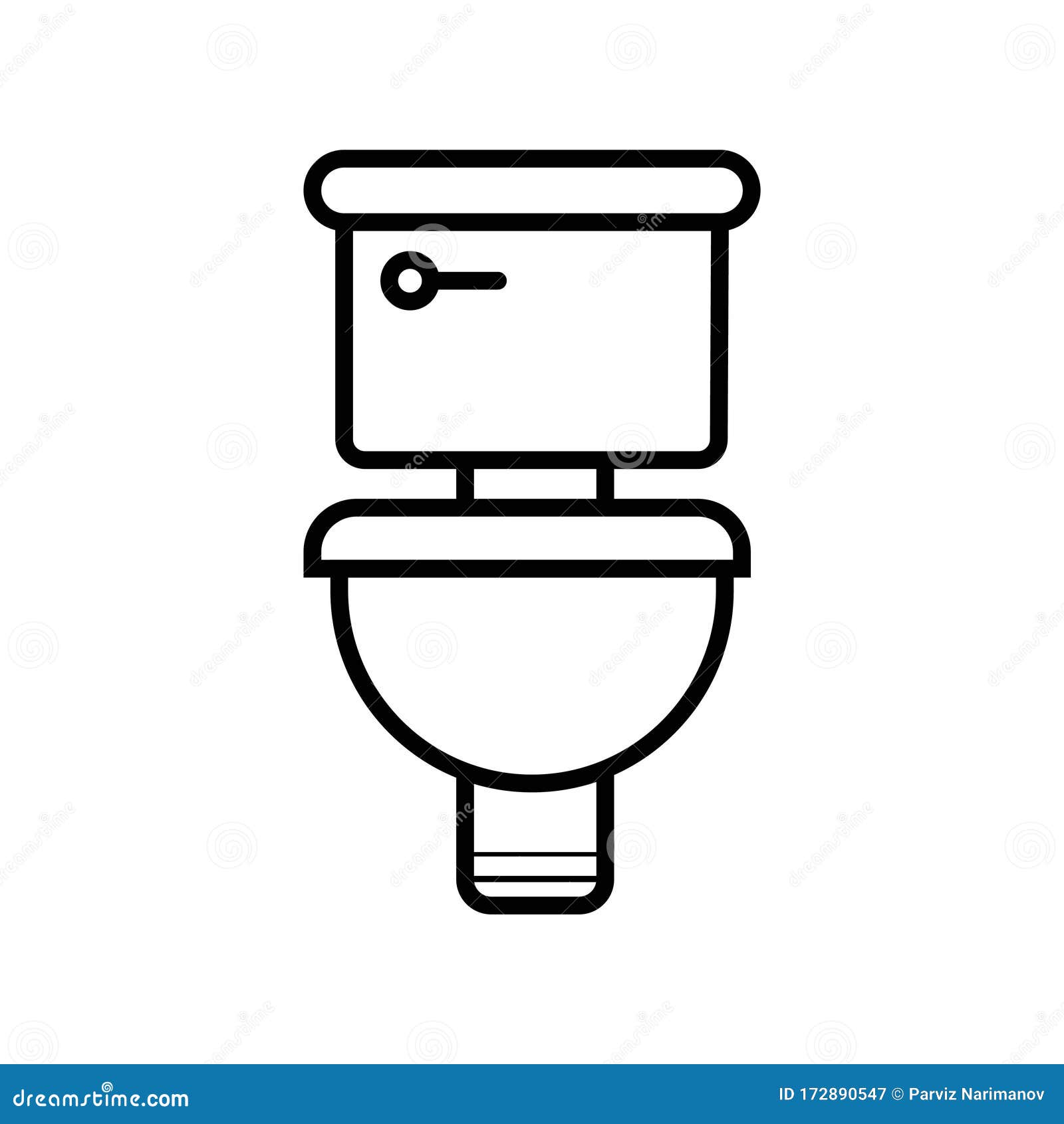 Icono De Inodoro Ilustración De Vector Ilustración del Vector ...