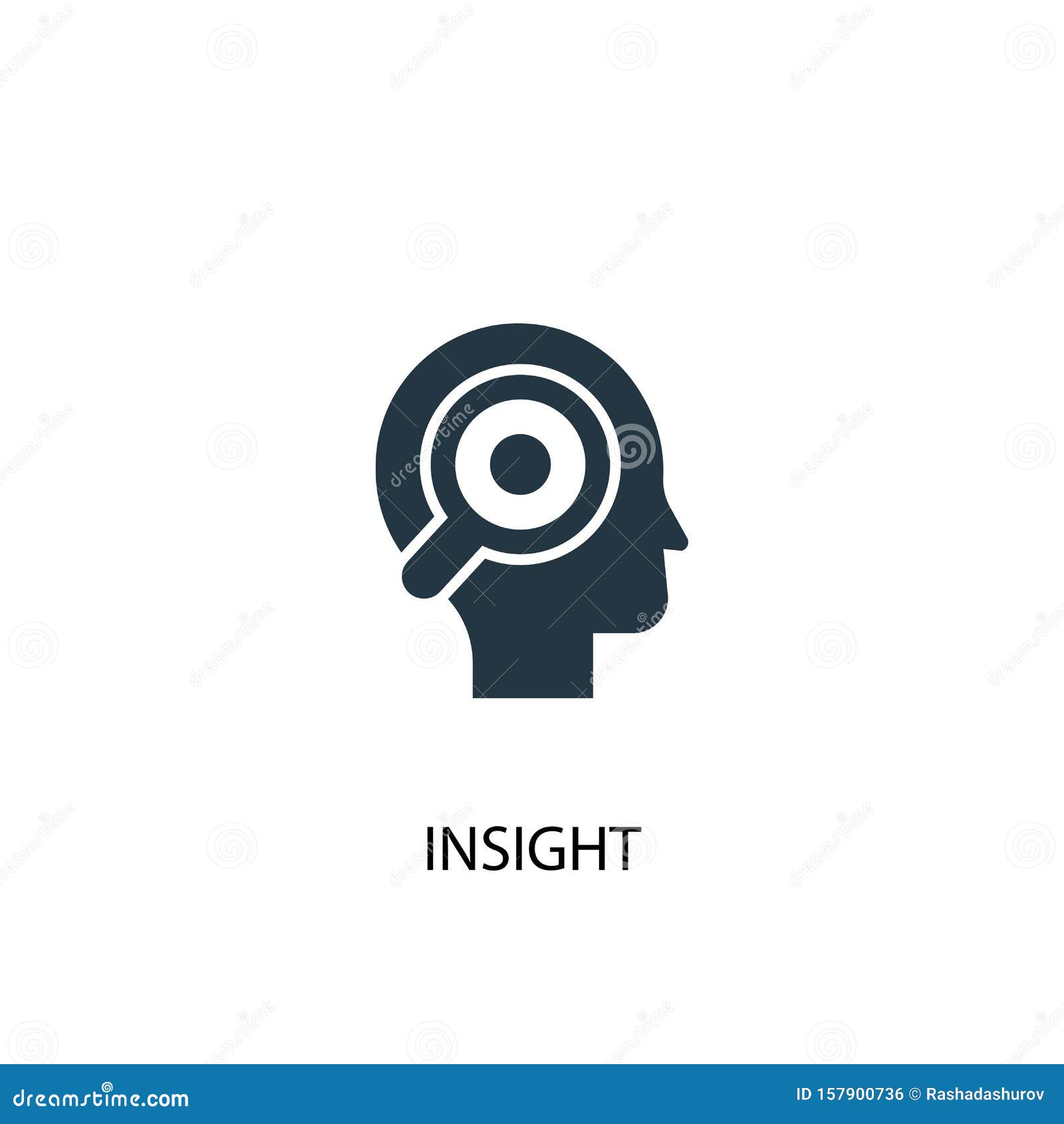 Icono De Insight. Elemento Simple Ilustración del Vector - Ilustración ...