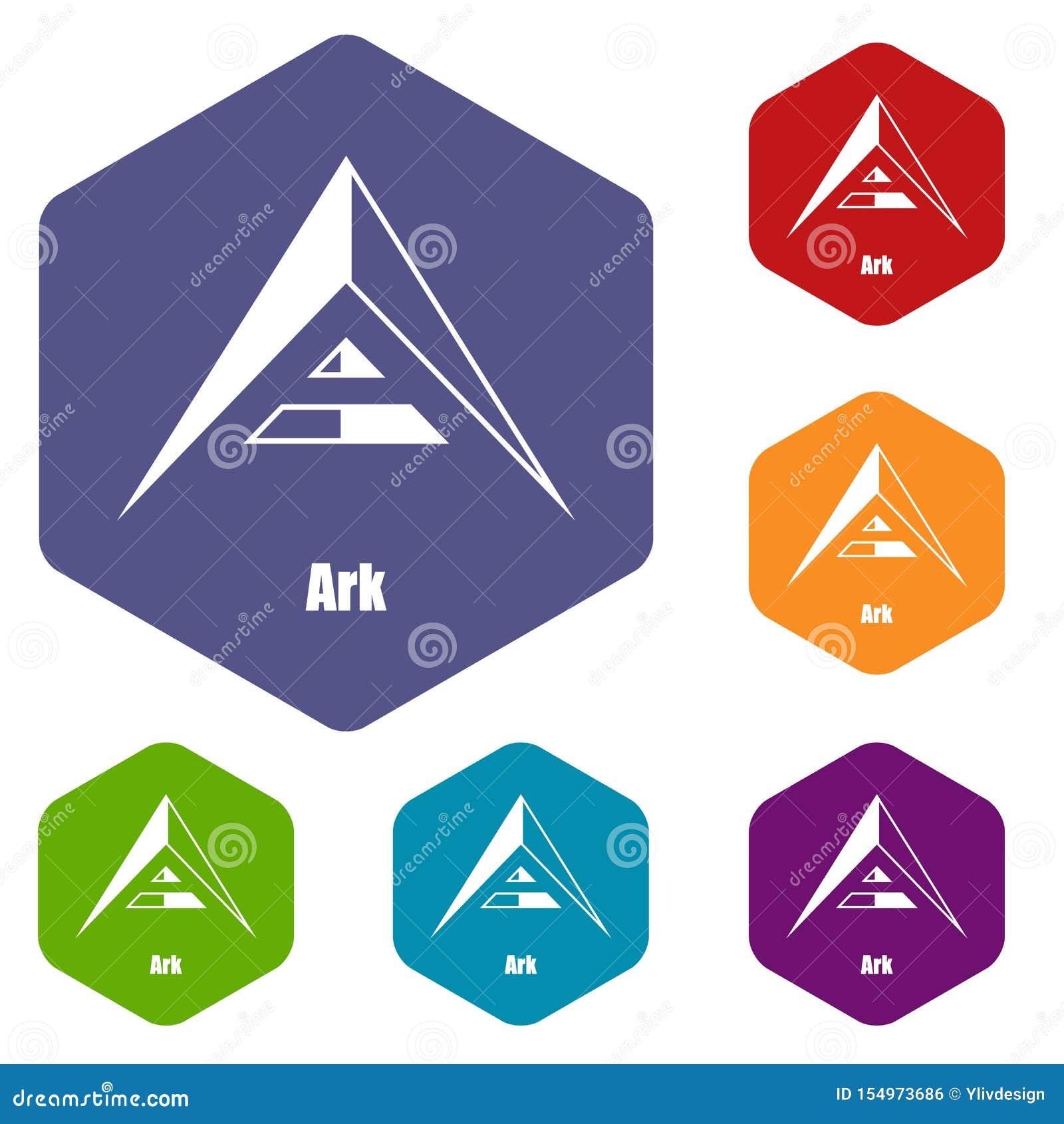 Icono De La Arca, Estilo Simple Ilustración del Vector - Ilustración de ...