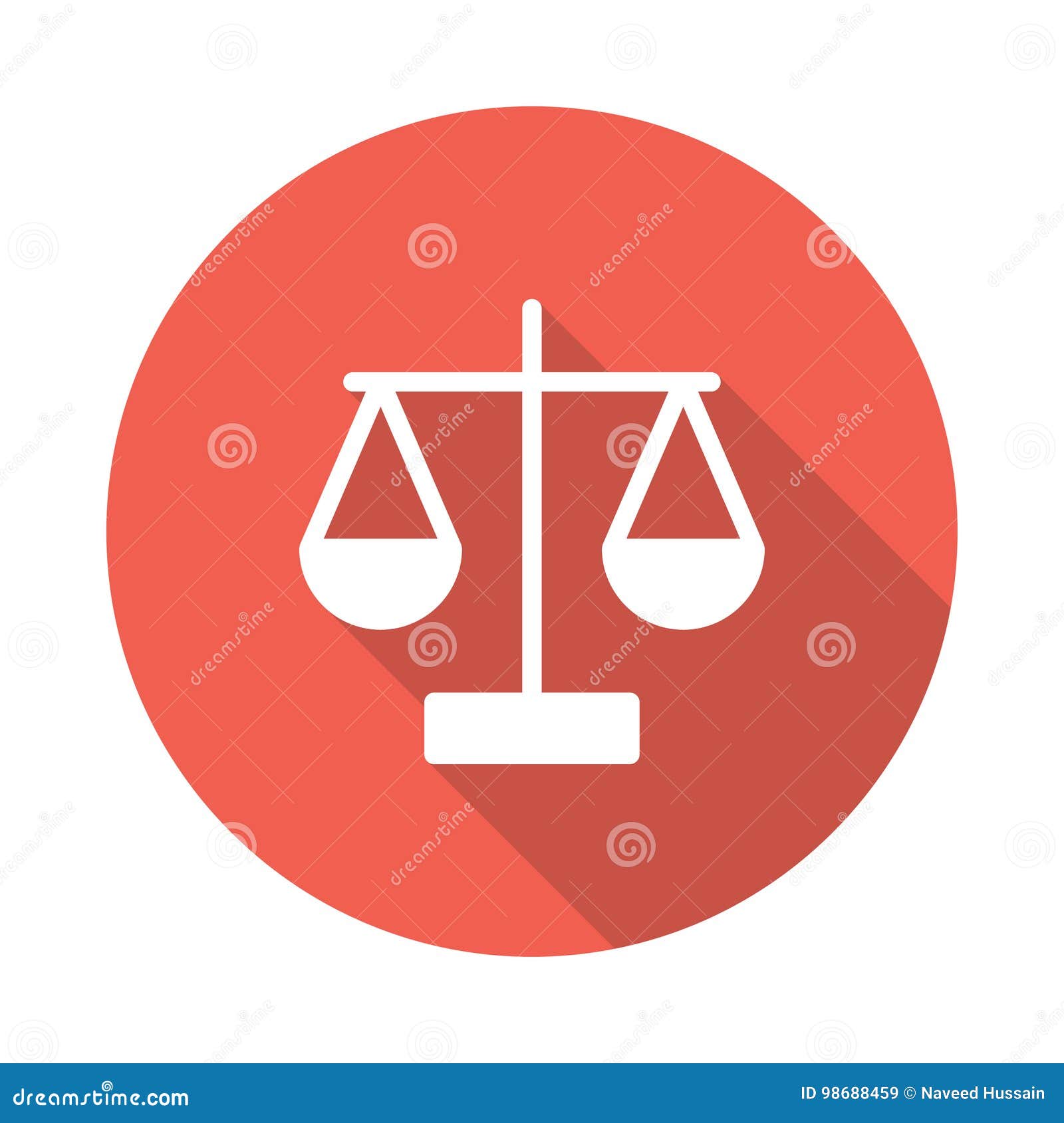 Icono de la balanza ilustración del vector. Ilustración de glifos ...