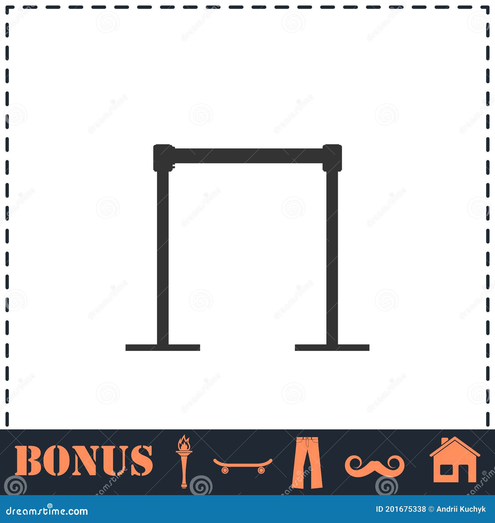 Icono De La Barra Horizontal Plenamente Stock de ilustración ...