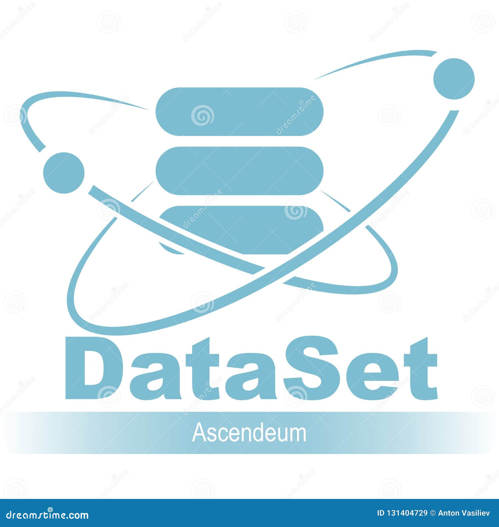 Icono De La Base De Datos Logotipo Plano Simple Del Vector De La Base ...