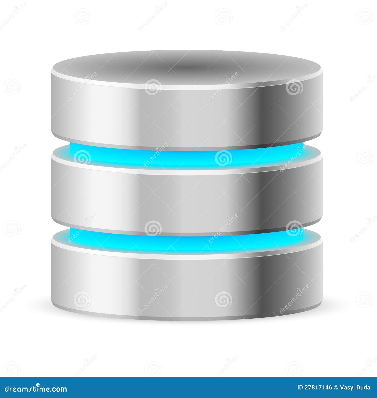 Icono de la base de datos ilustración del vector. Ilustración de ...