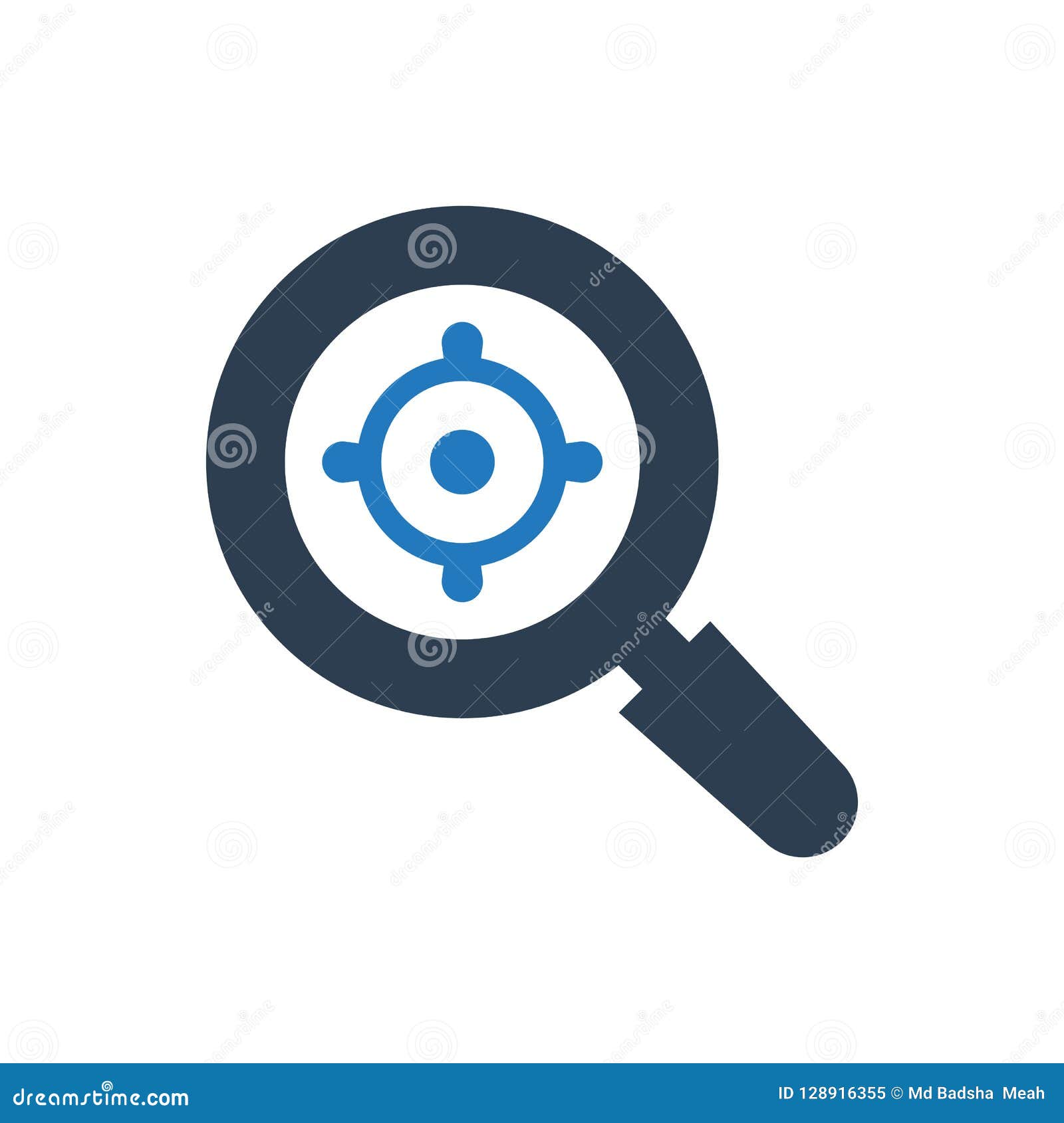 Icono De La Blanco Del Foco Ilustración del Vector - Ilustración de ...