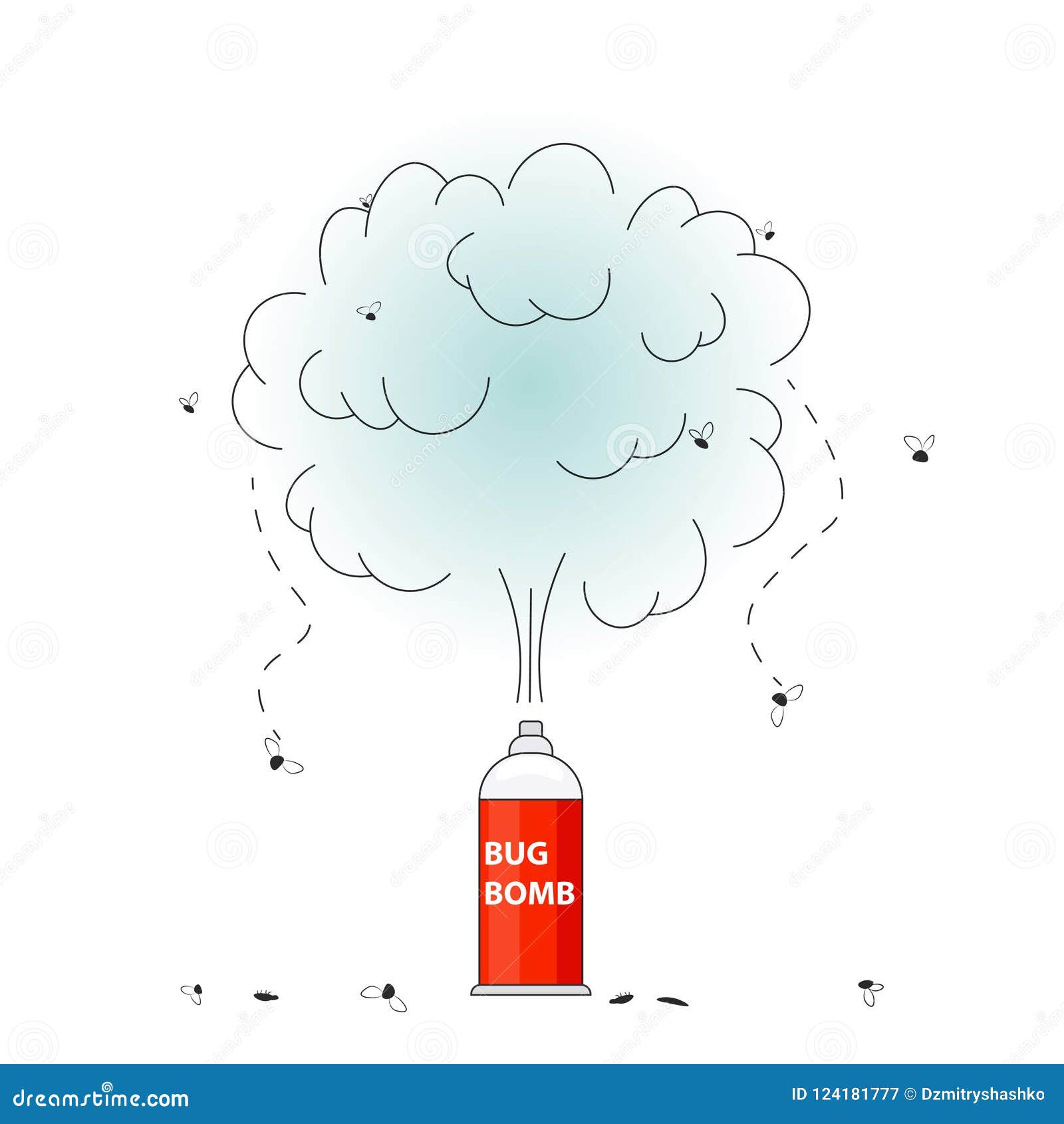 Icono De La Bomba Del Insecto Ilustración del Vector - Ilustración de ...