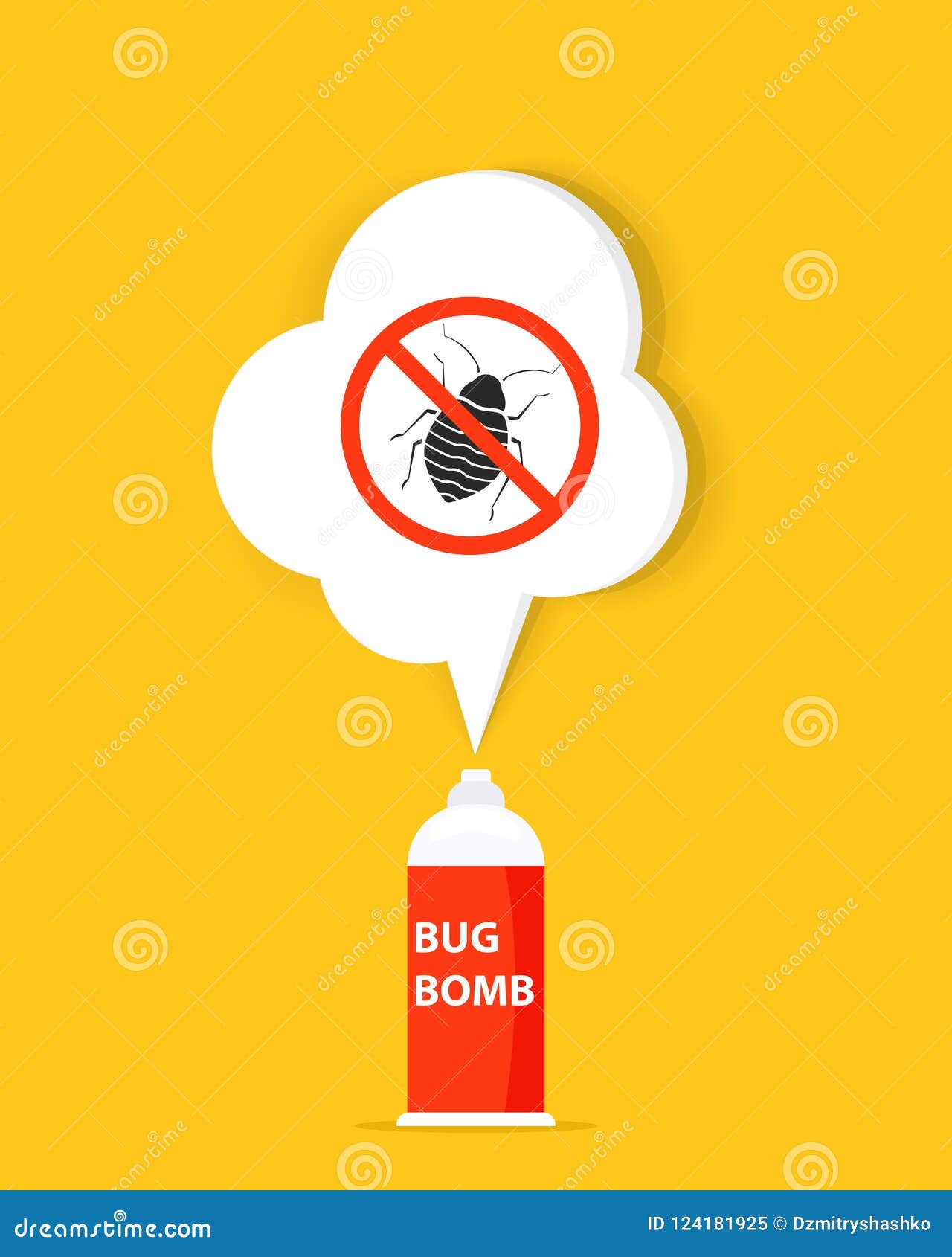 Icono De La Bomba Del Insecto Ilustración del Vector - Ilustración de ...