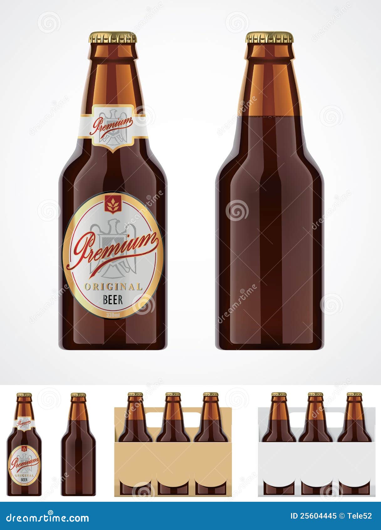 Icono De La Botella De Cerveza Del Vector Ilustración del Vector ...