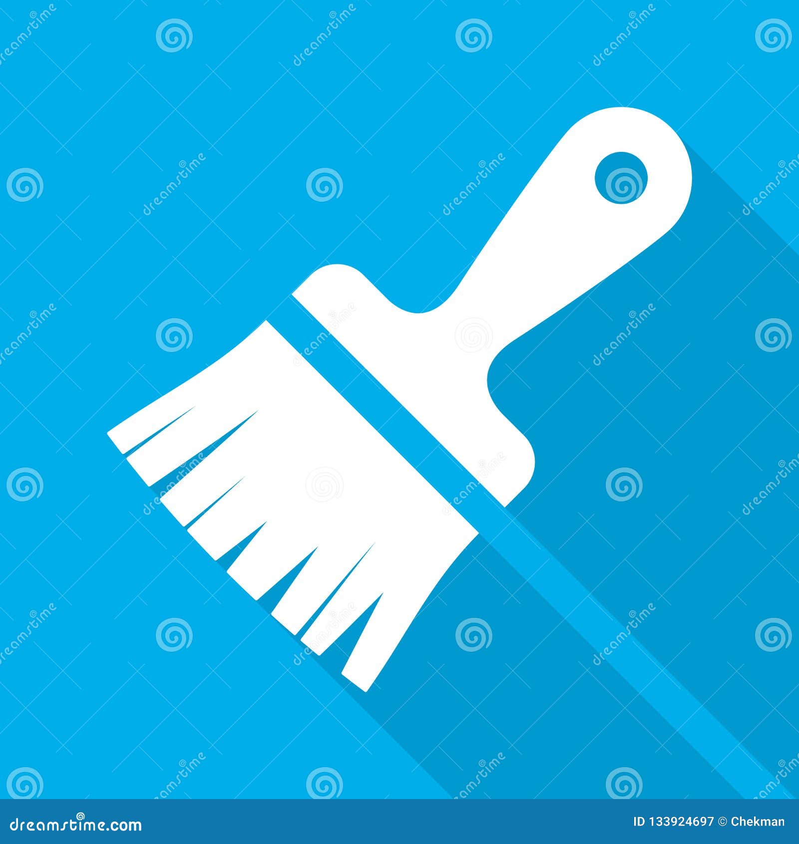 Icono De La Brocha Ilustración Del Vector Stock de ilustración ...