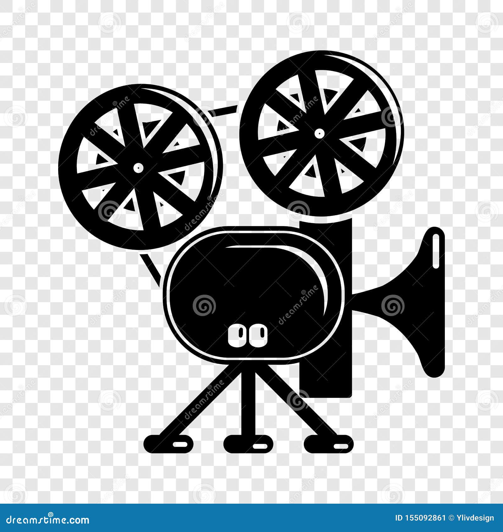 Icono De La C?mara De V?deo, Estilo Negro Simple Ilustración del Vector - Ilustración de ...