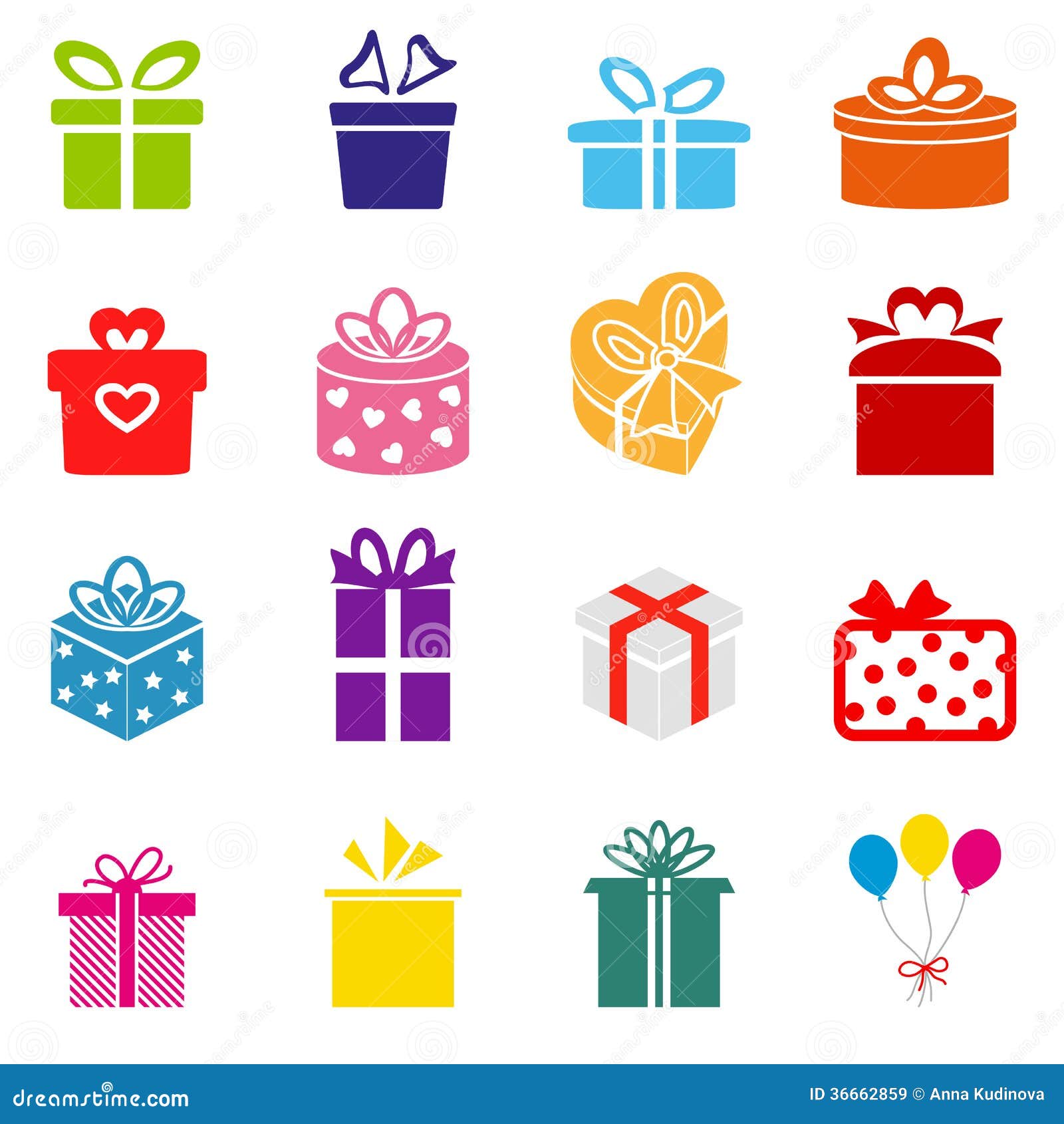 Icono De La Caja De Regalo Del Vector Ilustración del Vector ...