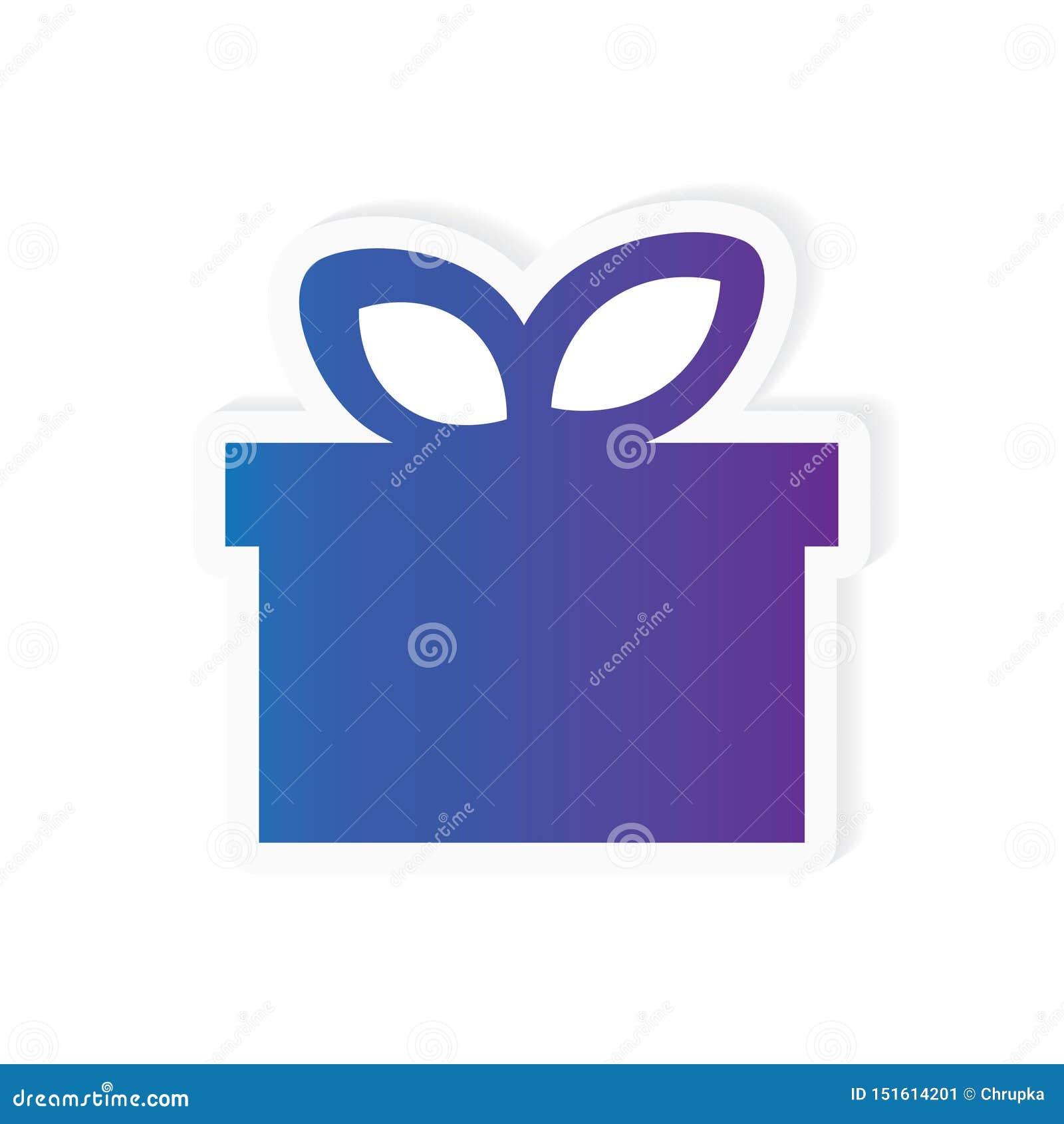 Icono de la caja de regalo ilustración del vector. Ilustración de ...