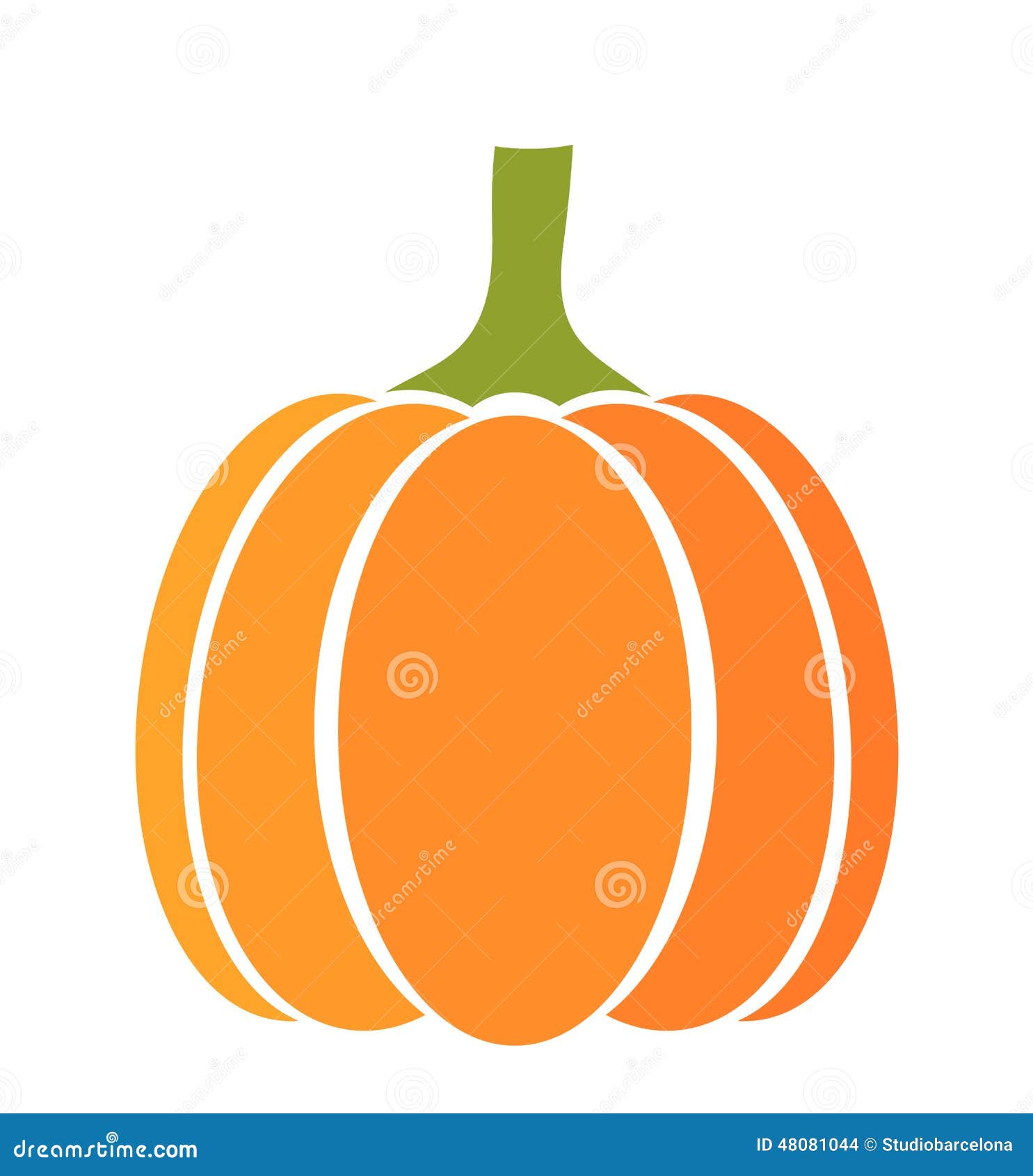 Icono de la calabaza ilustración del vector. Ilustración de etiqueta ...