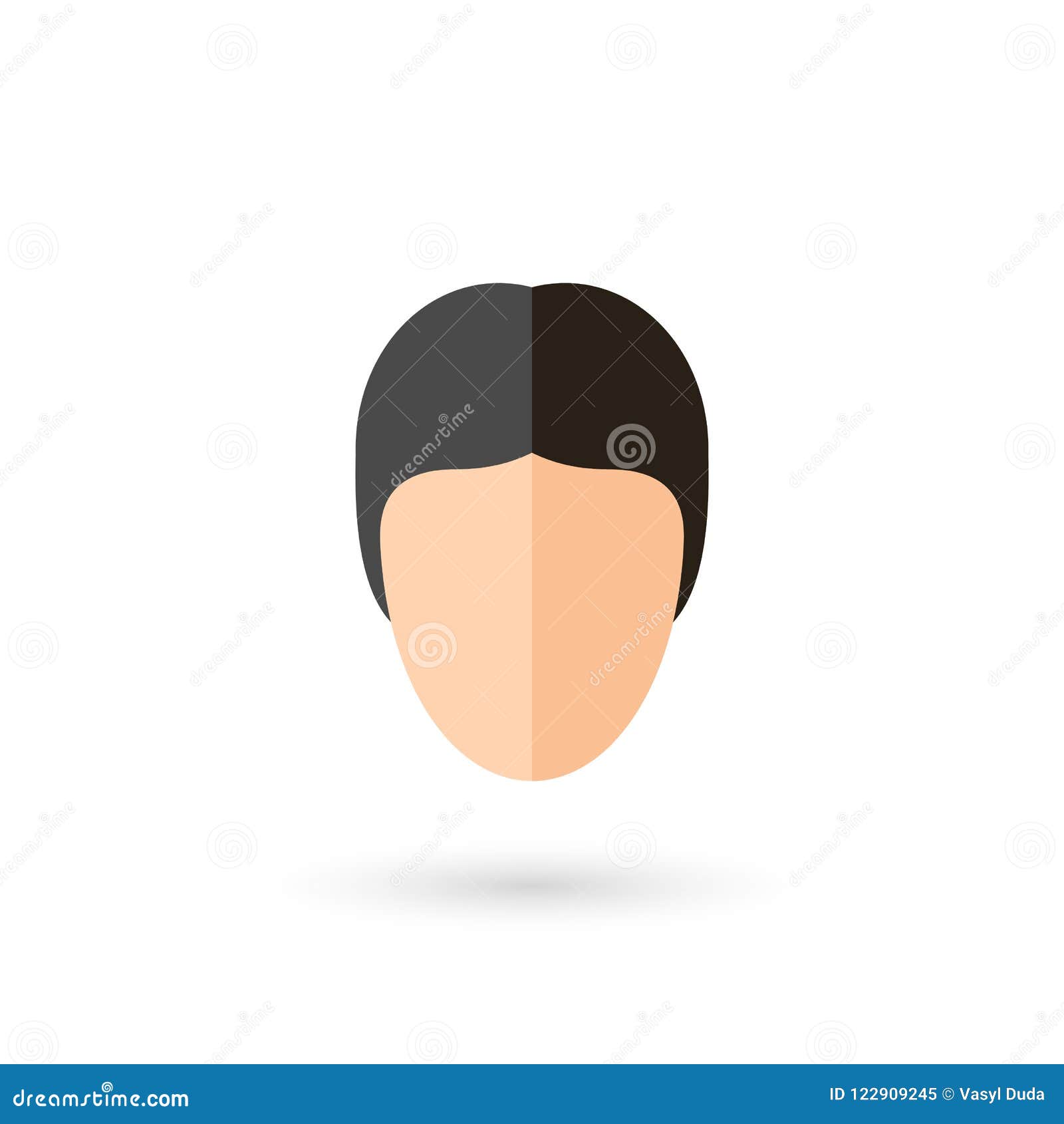 Icono de la cara ilustración del vector. Ilustración de icono - 122909245